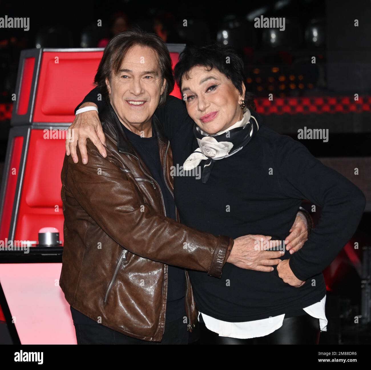 Milan, Italy. 12th Jan, 2023. Milano, Italy THE VOICE SENIOR photocall ...