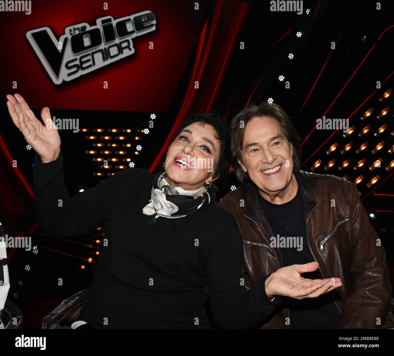 Milan, Italy. 12th Jan, 2023. Milano, Italy THE VOICE SENIOR photocall ...