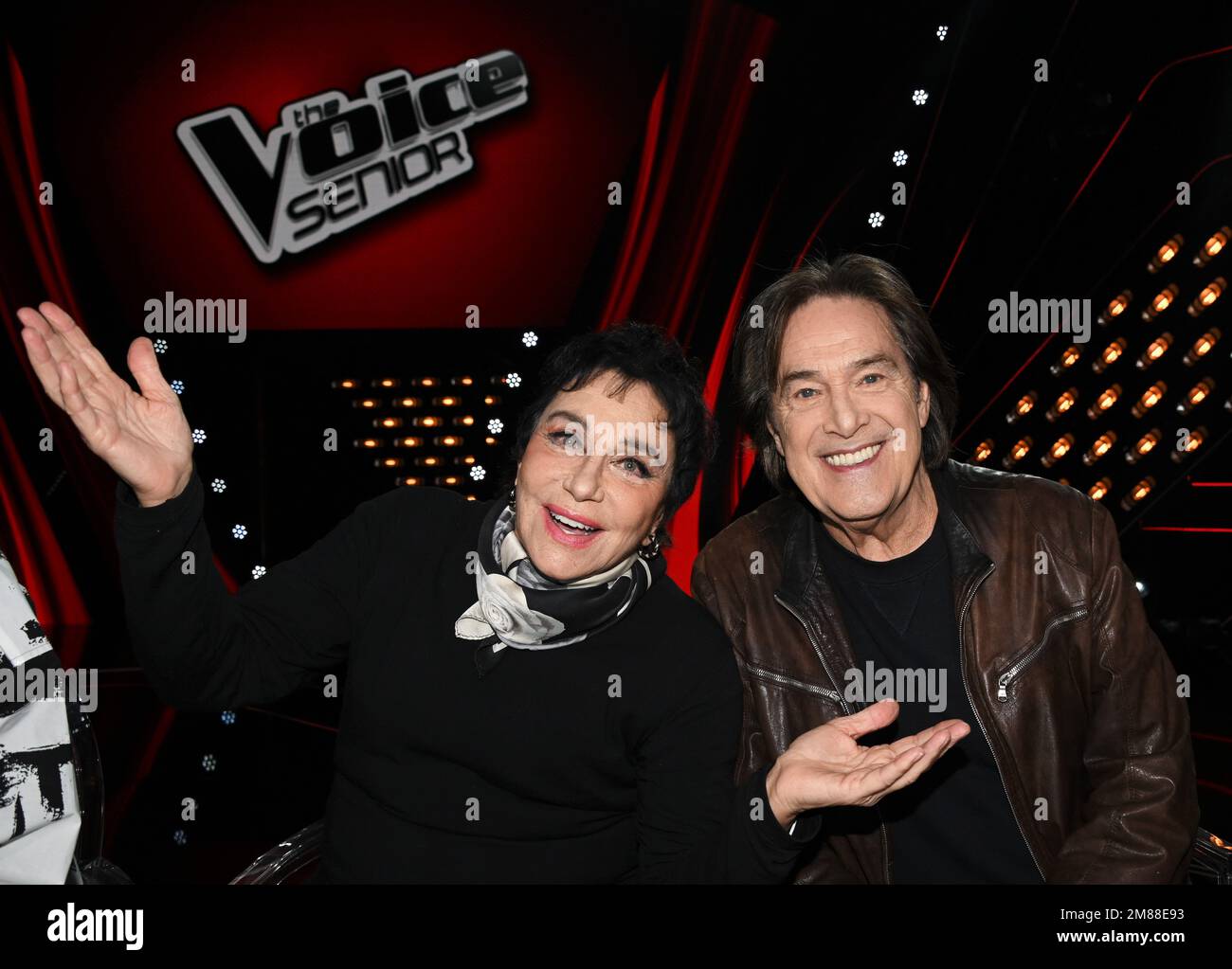 Milan, Italy. 12th Jan, 2023. Milano, Italy THE VOICE SENIOR photocall ...