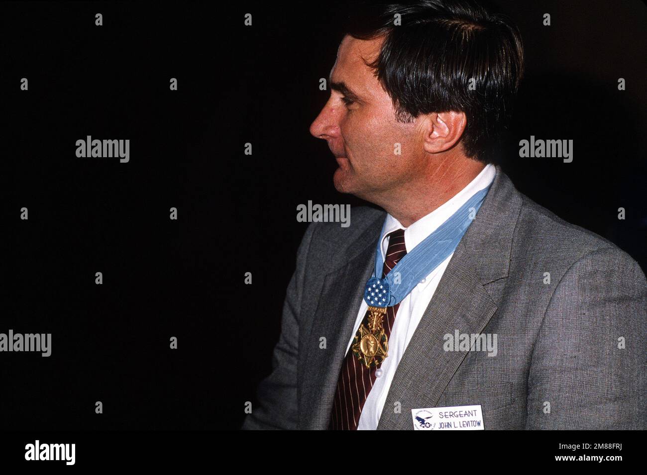 John Levitow, a Medal of Honor recipient, attends the Project Warrior ...