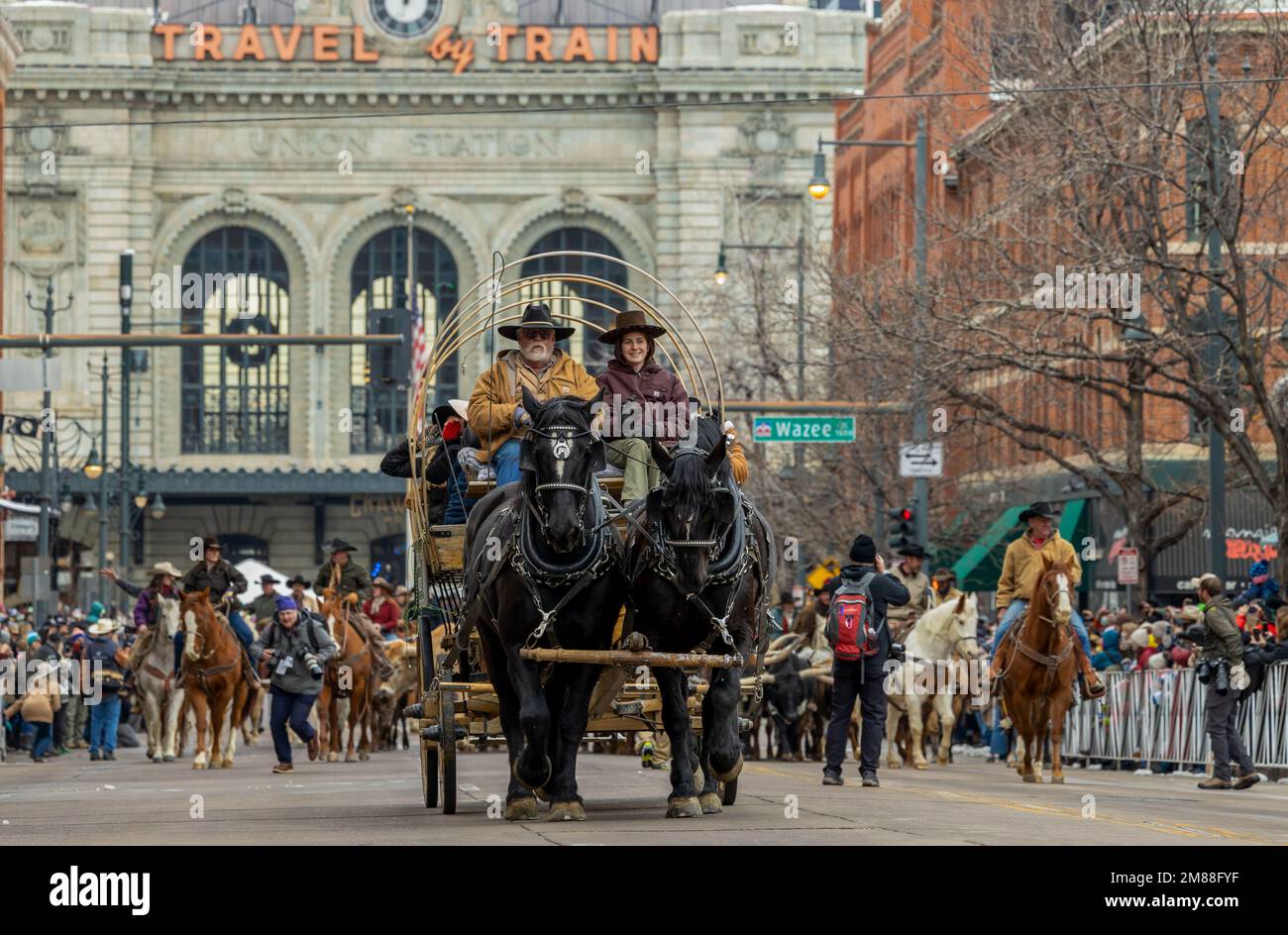 Denver, Colorado - January 5, 2023: Annual National Western Stock Show ...