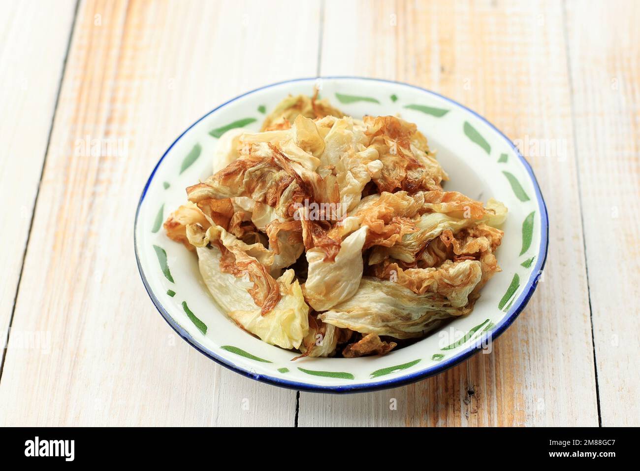 Kol Goreng or Fried Cabbage, Indonesian Side Dish Menu for Penyetan. On ...