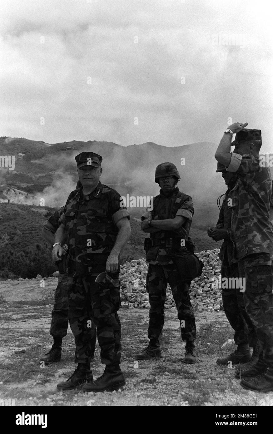 GEN Alfred M. Gray Jr., Commandant of the Marine Corps, visits with ...