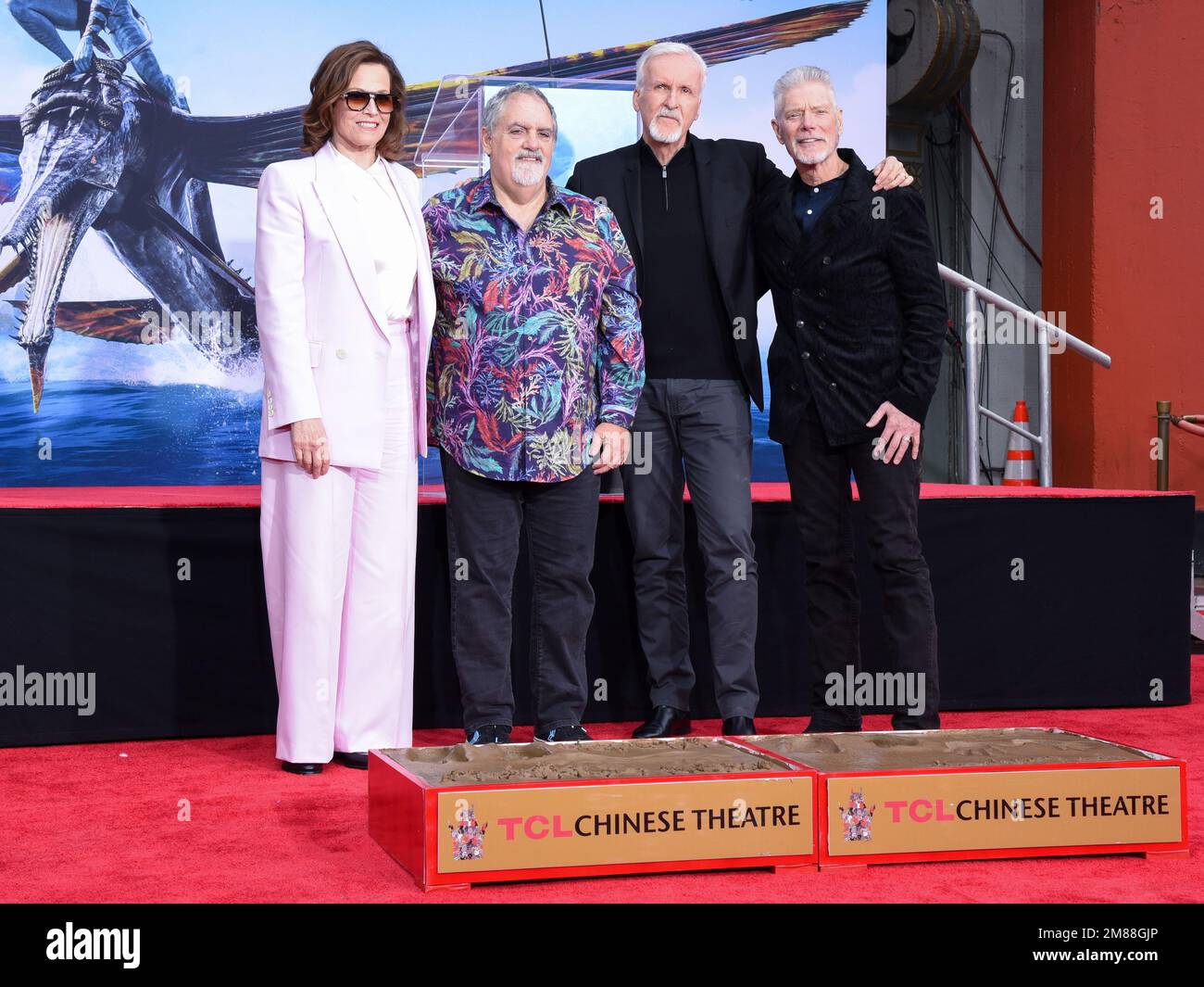 January 12, 2023, Hollywood, California, United States: (L-R) Sigourney ...
