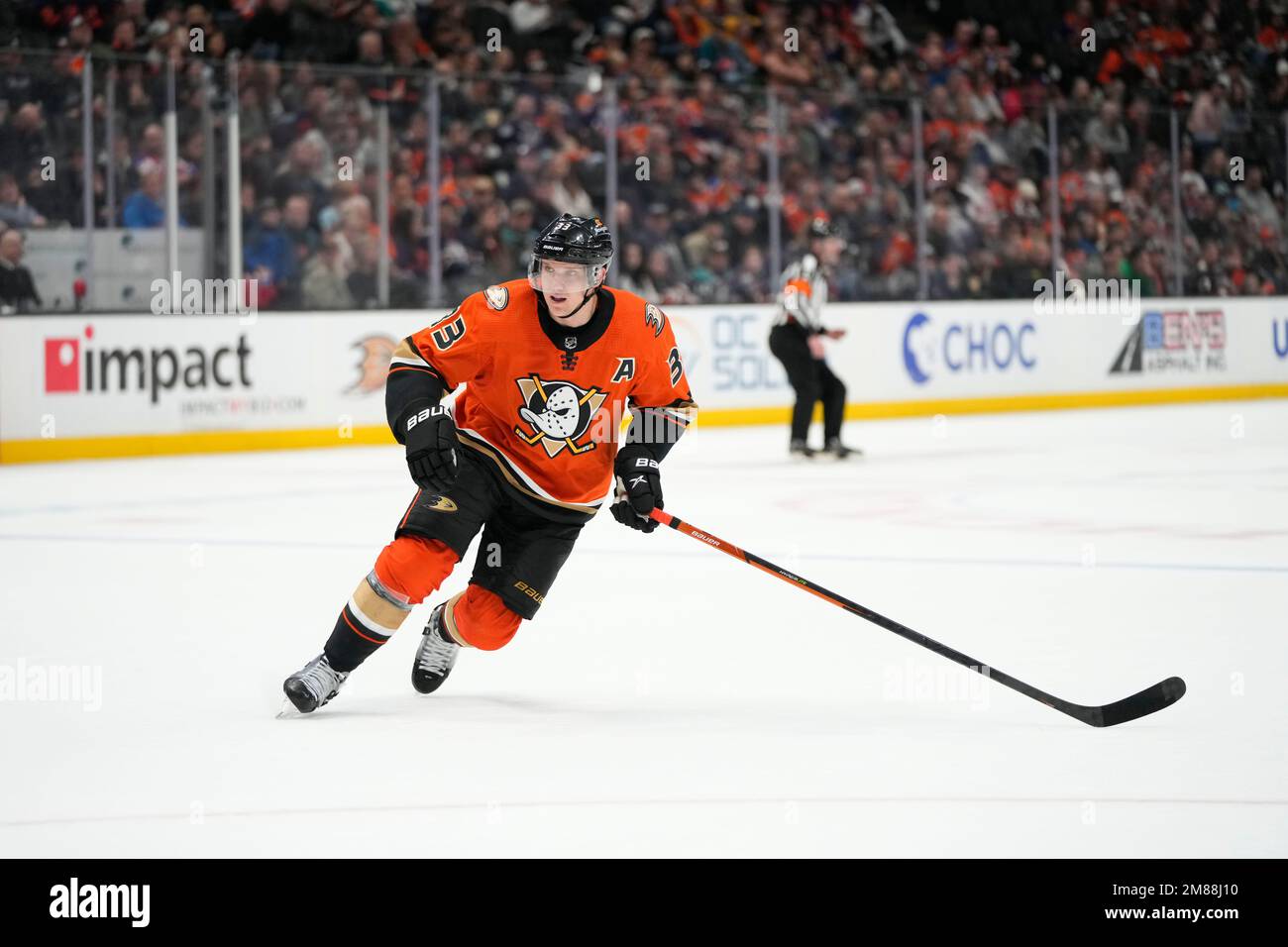 Anaheim Ducks' Jakob Silfverberg skates during the second period of an ...
