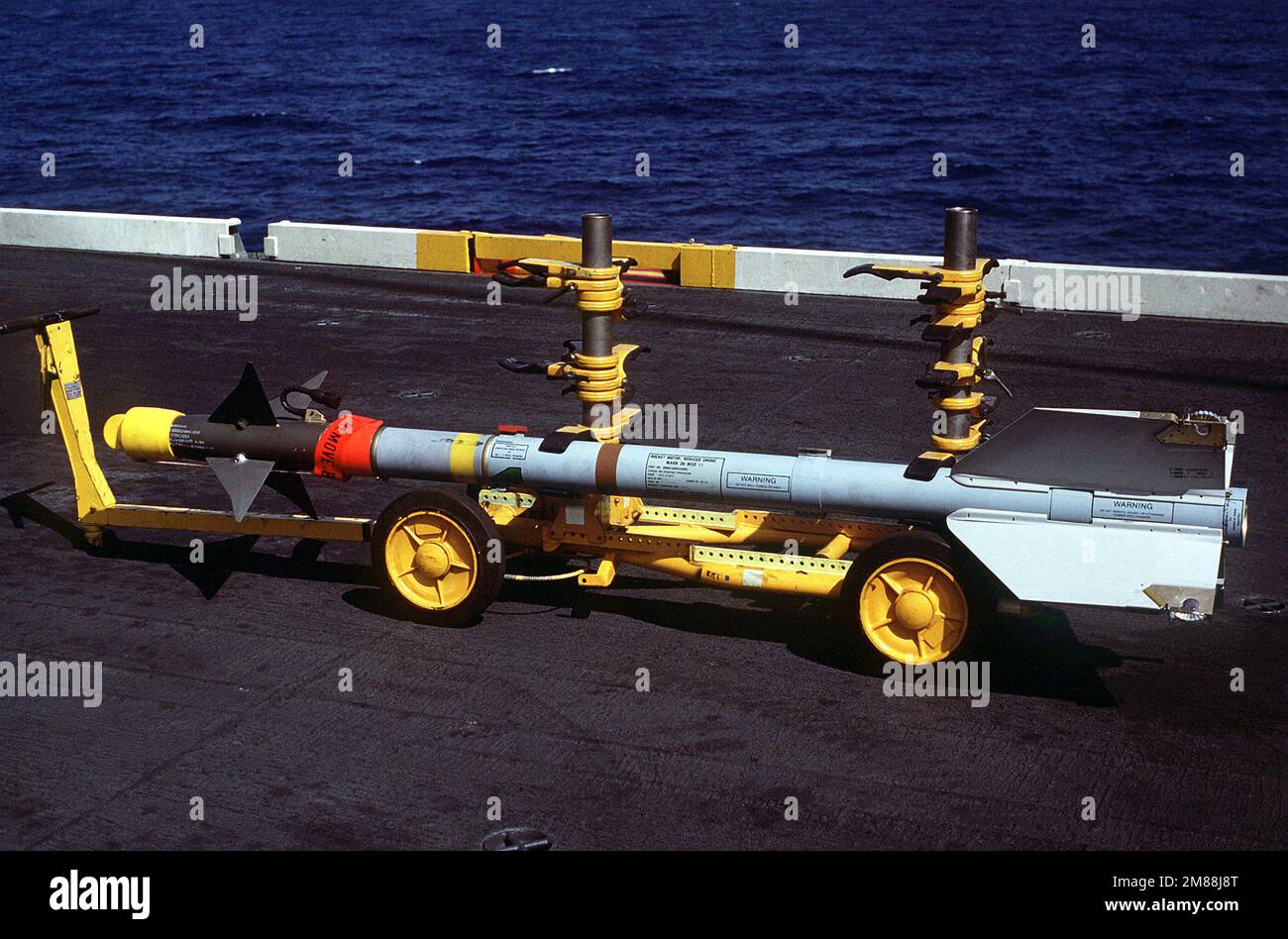 An Aero 21A weapon skid equipped with an Aero 83A transport adapter ...