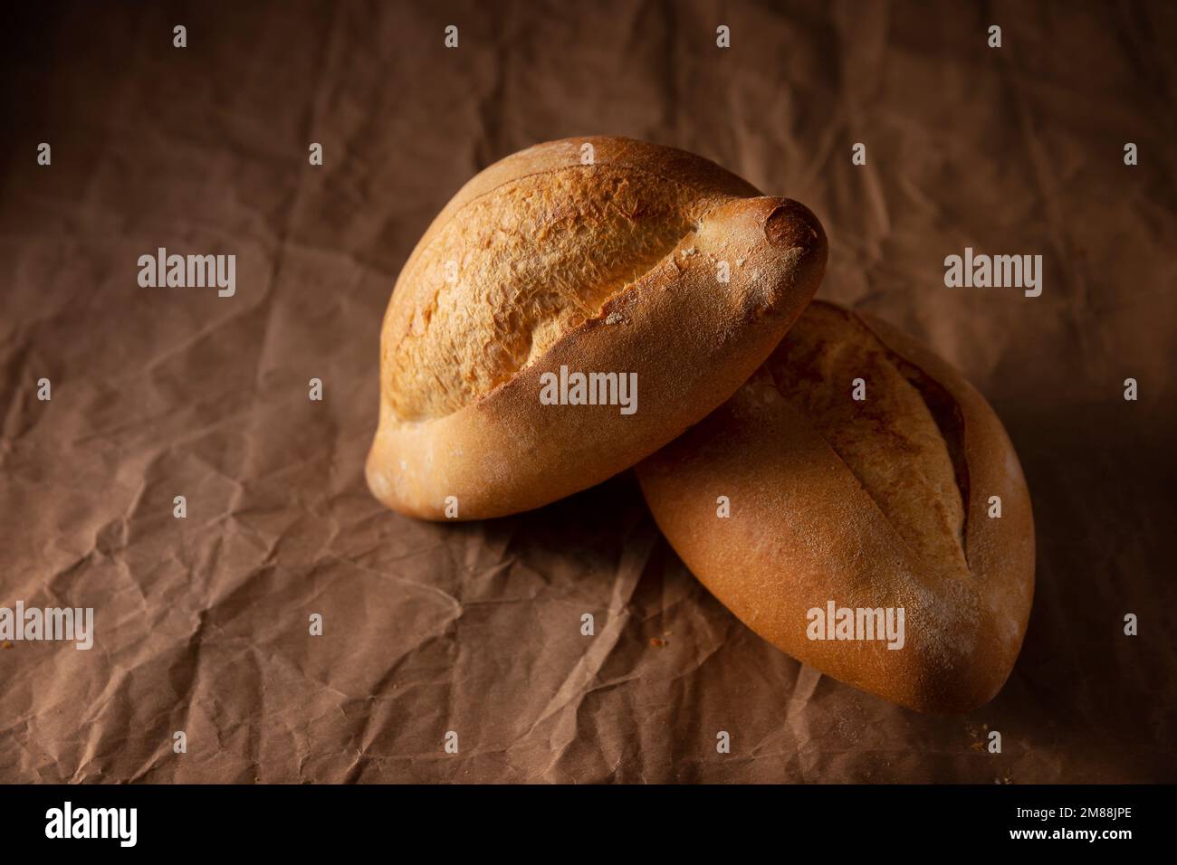 Bolillos. Traditional mexican bakery. White bread commonly used to ...