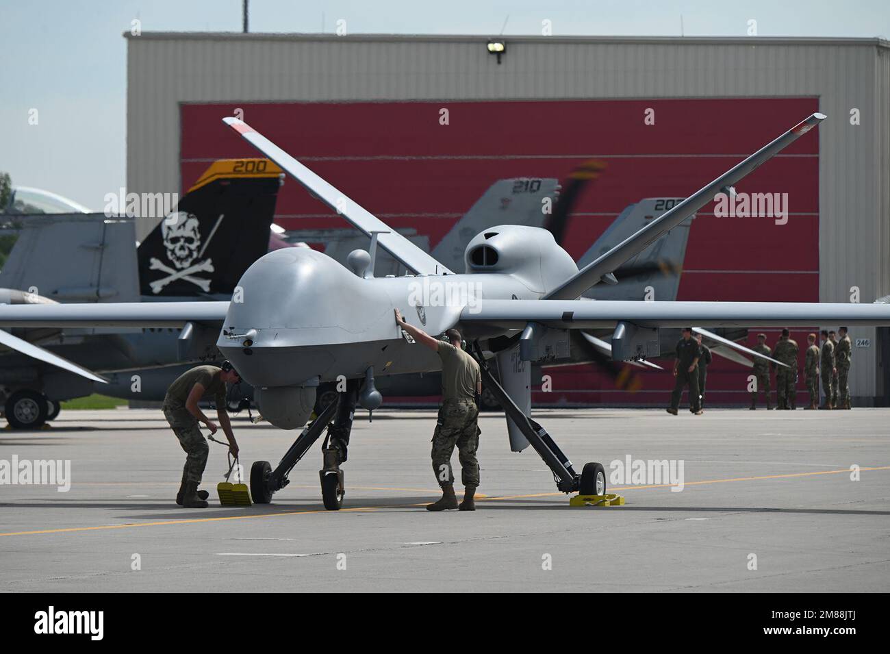 Members of 119th Wing participate in Victory Hooligan Exercise at the ...