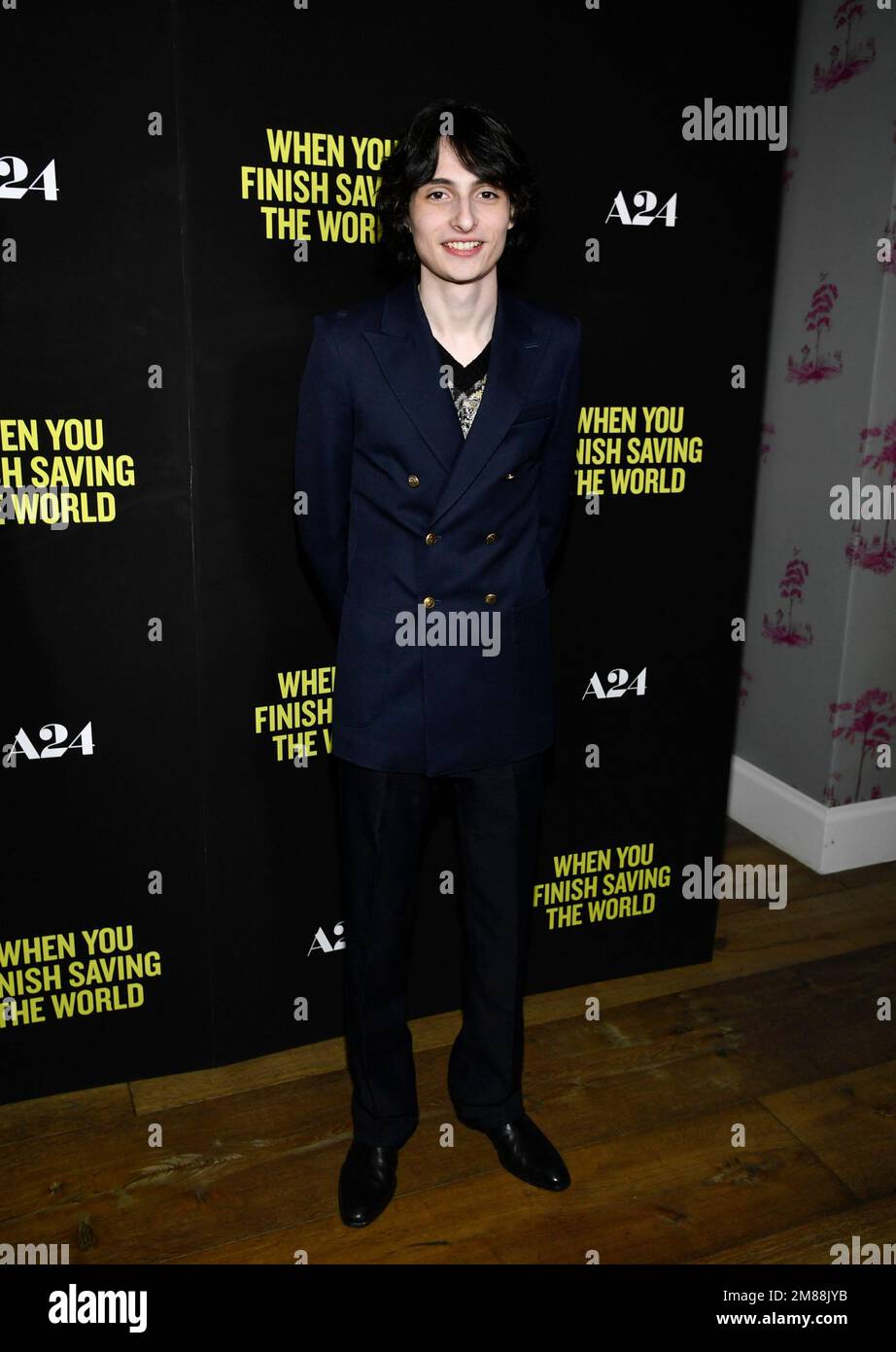 Finn Wolfhard attends a special screening of "When You Finish Saving ...