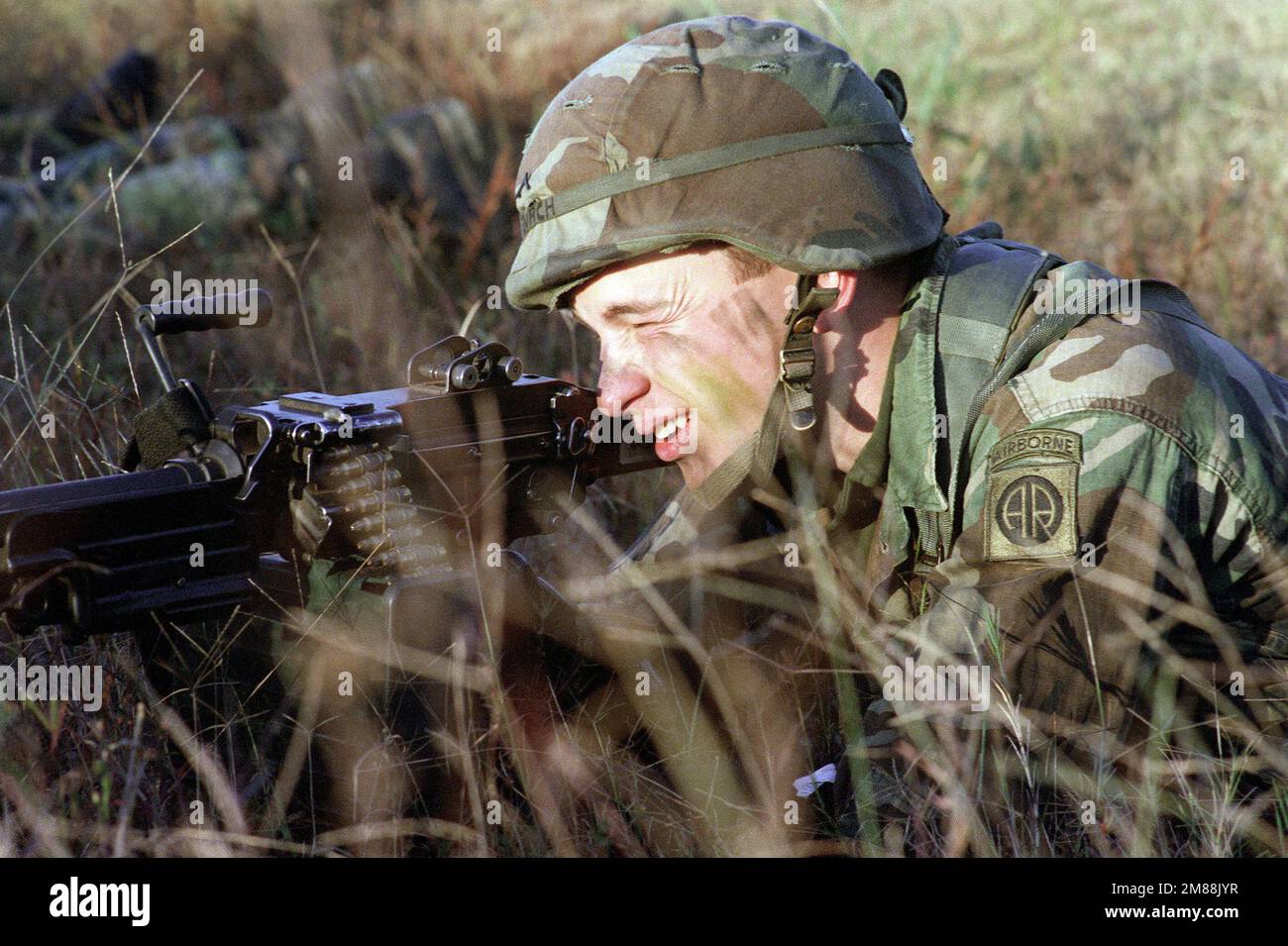 PVT. 2 Tony Burch, Co. A, 1ST Bn., 505th Parachute Infantry Regt ...