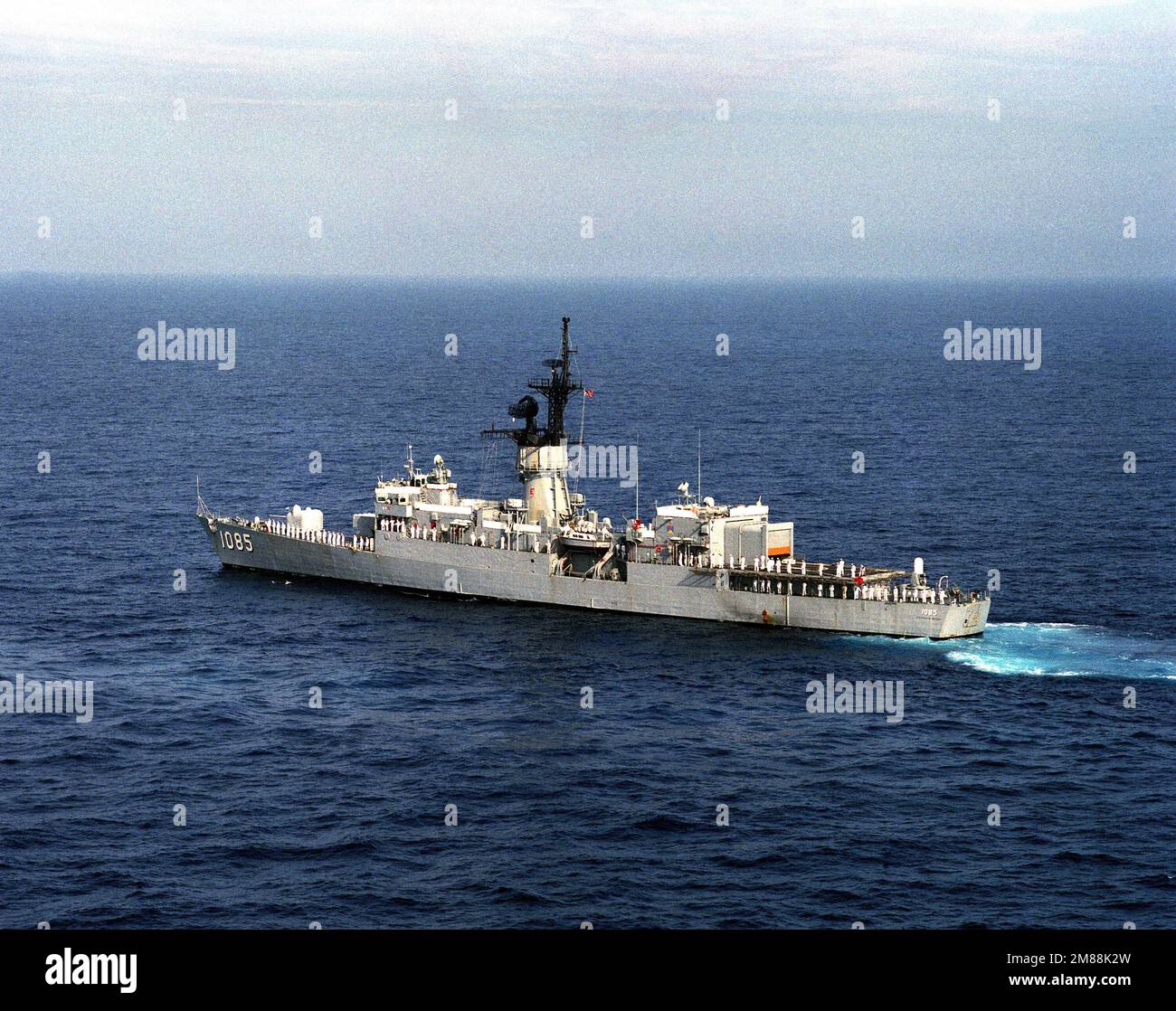 A Port View Of The Frigate Uss Donald B Beary Ff 1085 Underway Base Augusta Bay Country