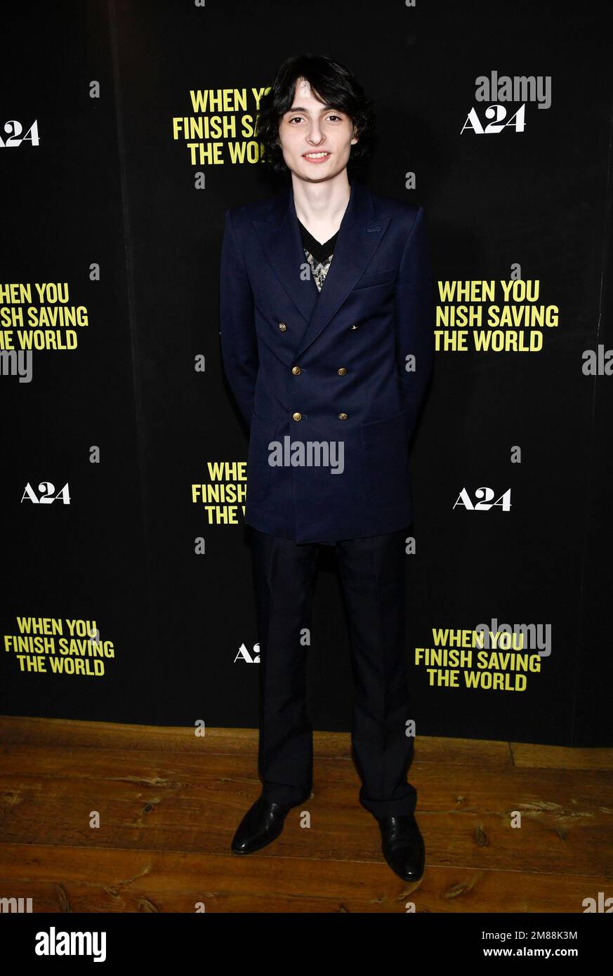 Finn Wolfhard attends a special screening of "When You Finish Saving ...