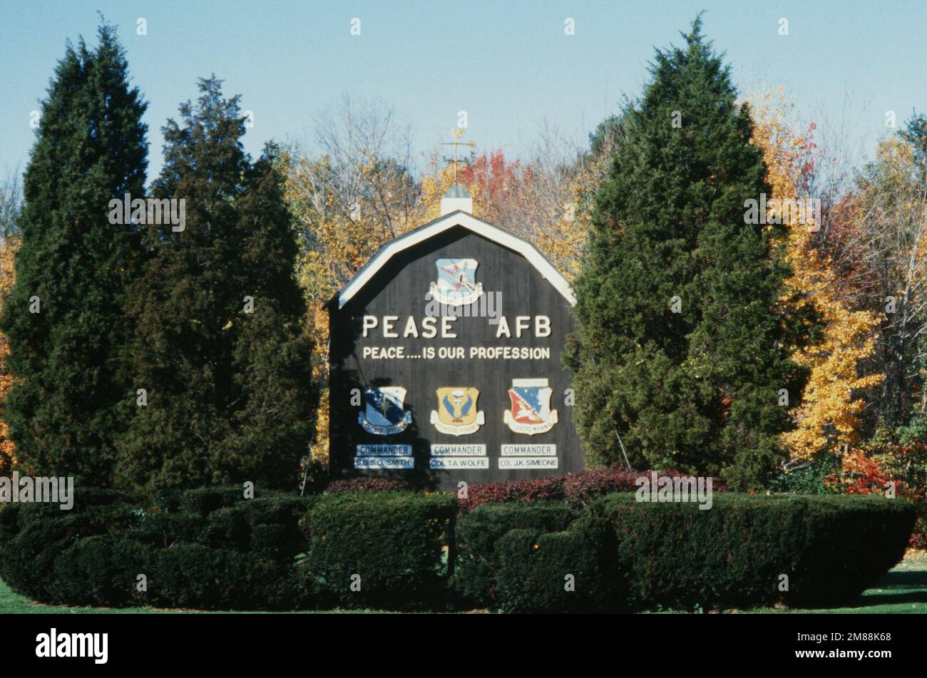 DF-ST-88-07132. Base: Pease Air Force Base State: New Hampshire (NH ...