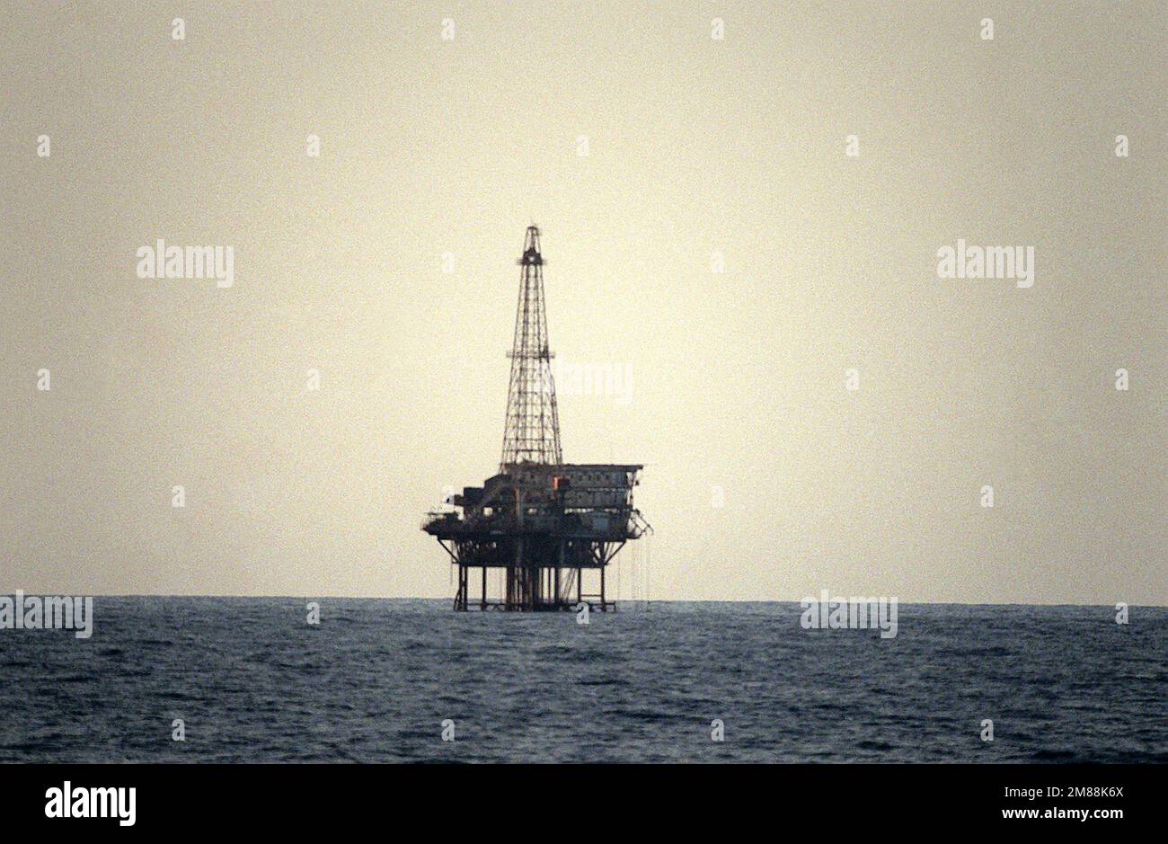 A view of an Iranian command and control platform near Rashadat ...