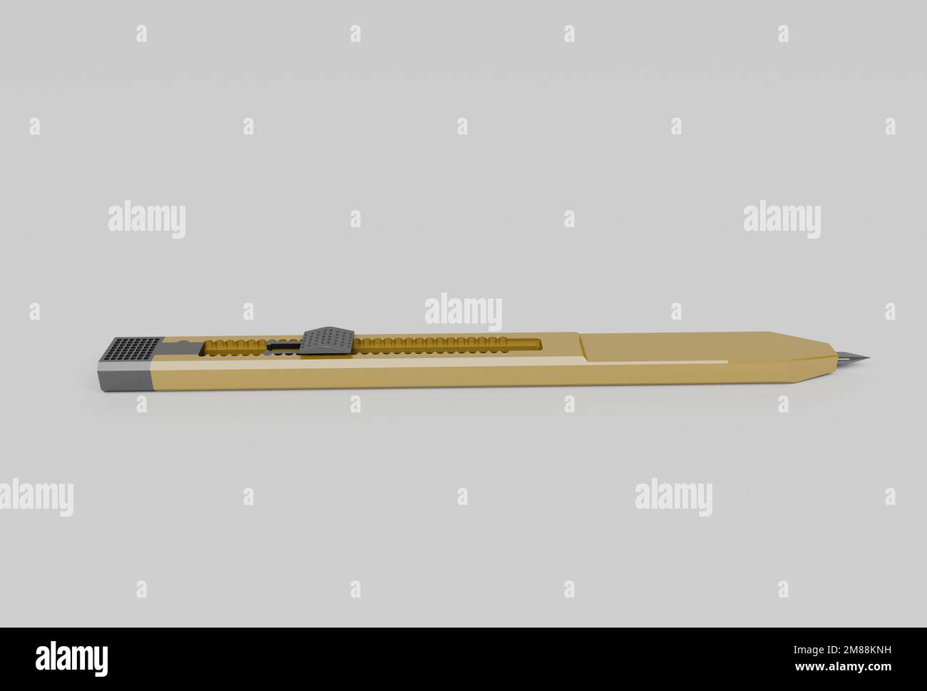 3d illustration Carpenter's Pencil Isolated on White Background Stock ...