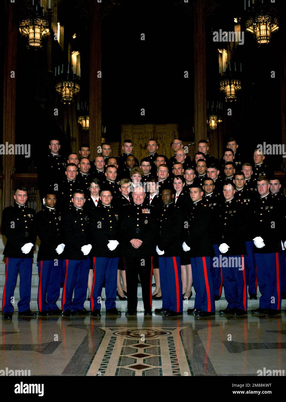 General Alfred M. Gray, Commandant of the Marine Corps, poses for a ...