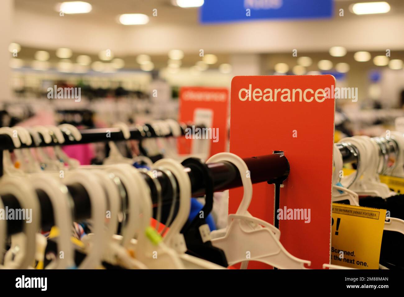 Clothes on hangars hi-res stock photography and images - Alamy