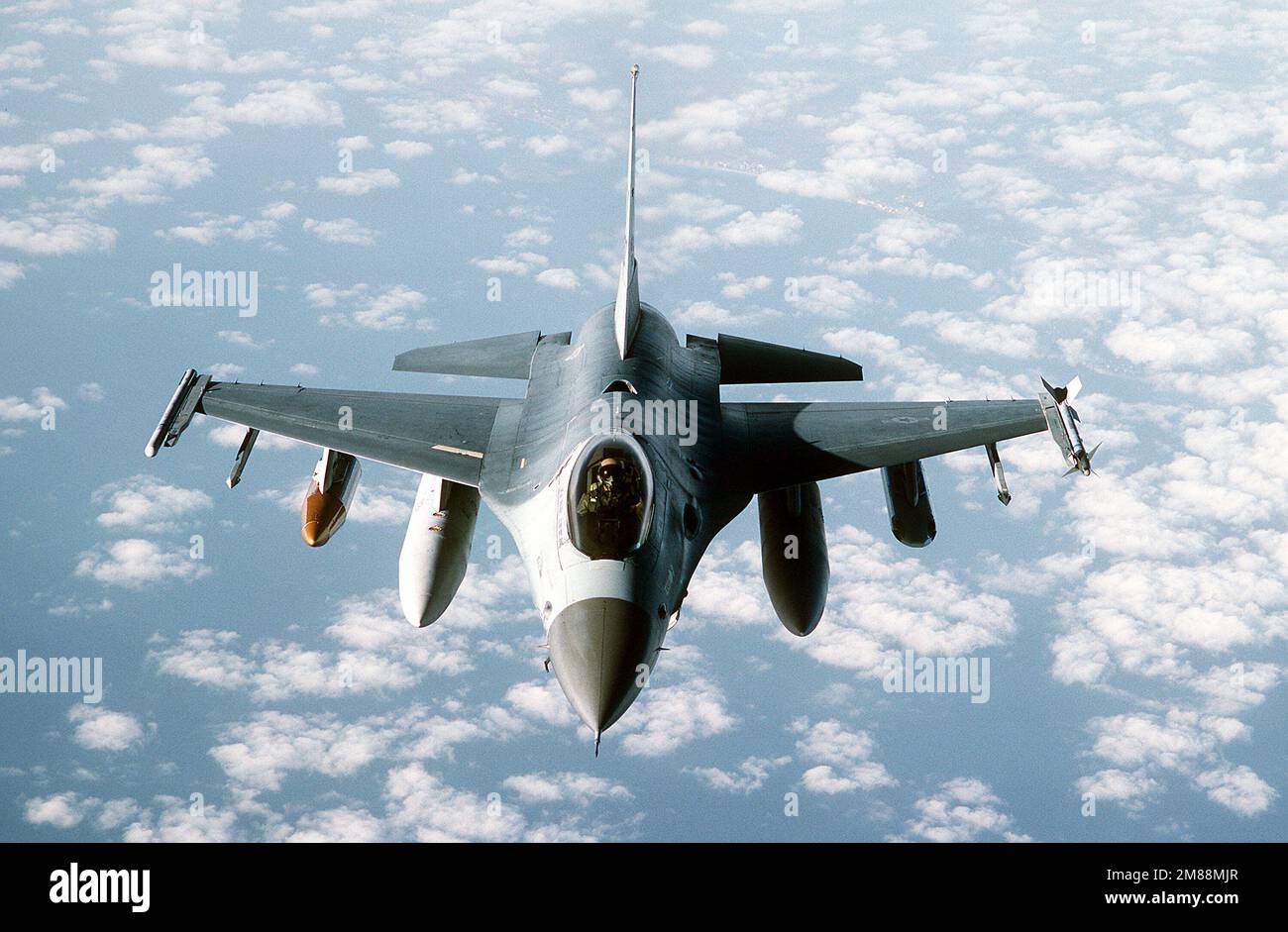 A 613th Tactical Fighter Squadron F-16A Fighting Falcon aircraft ...