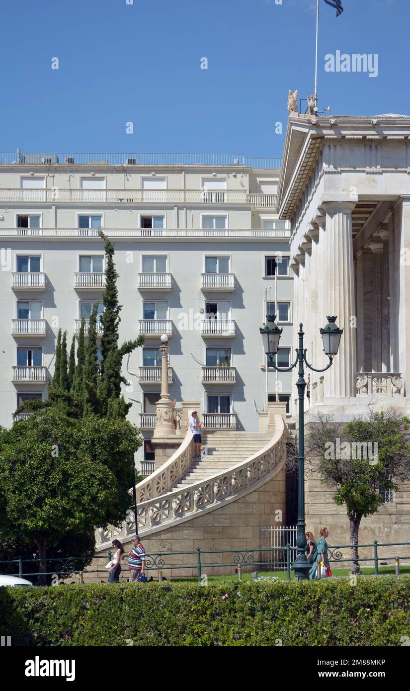 Hellas neoclassical building hi-res stock photography and images - Alamy