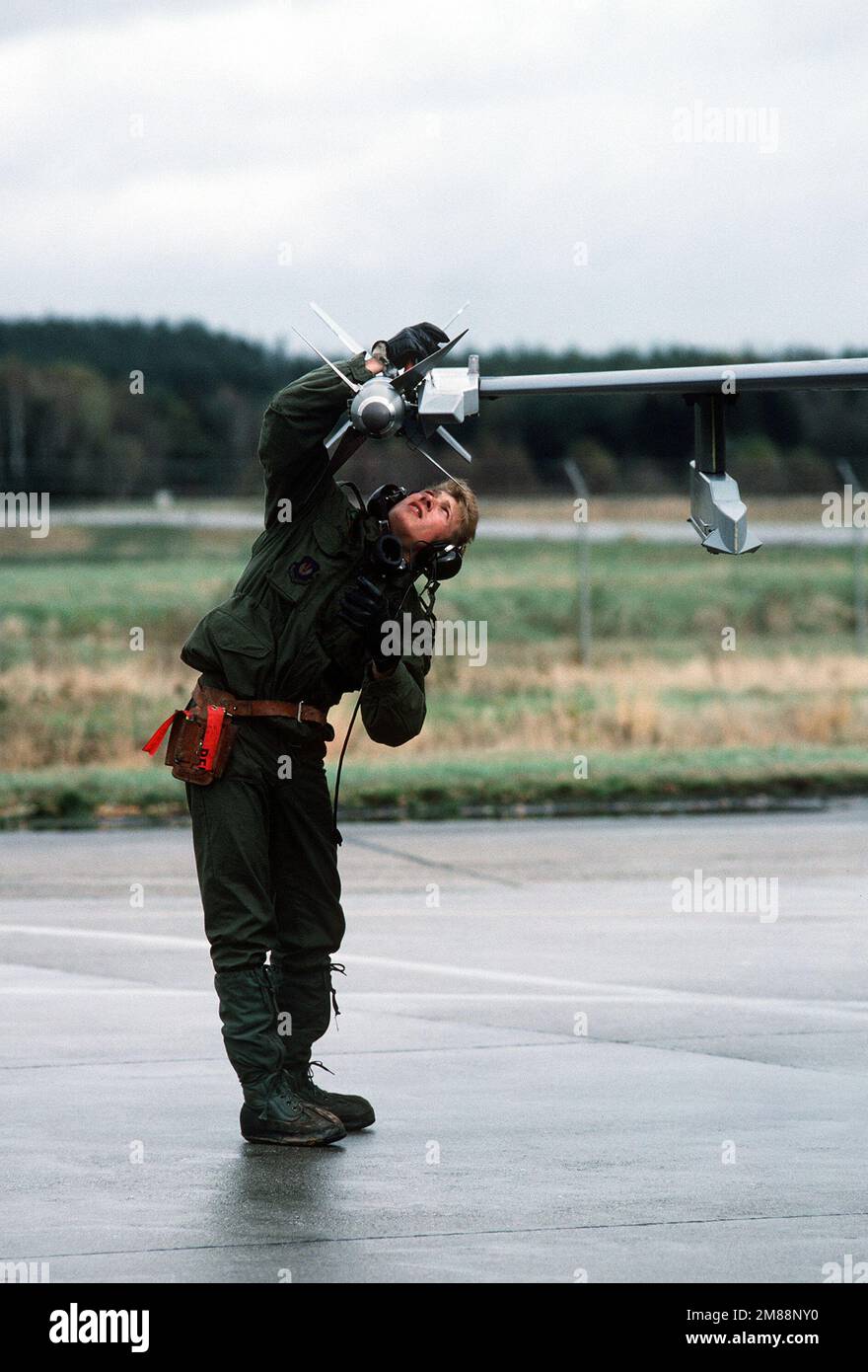 A1C Kevin Shorette, a maintenance crew chief with the 526th Tactical ...
