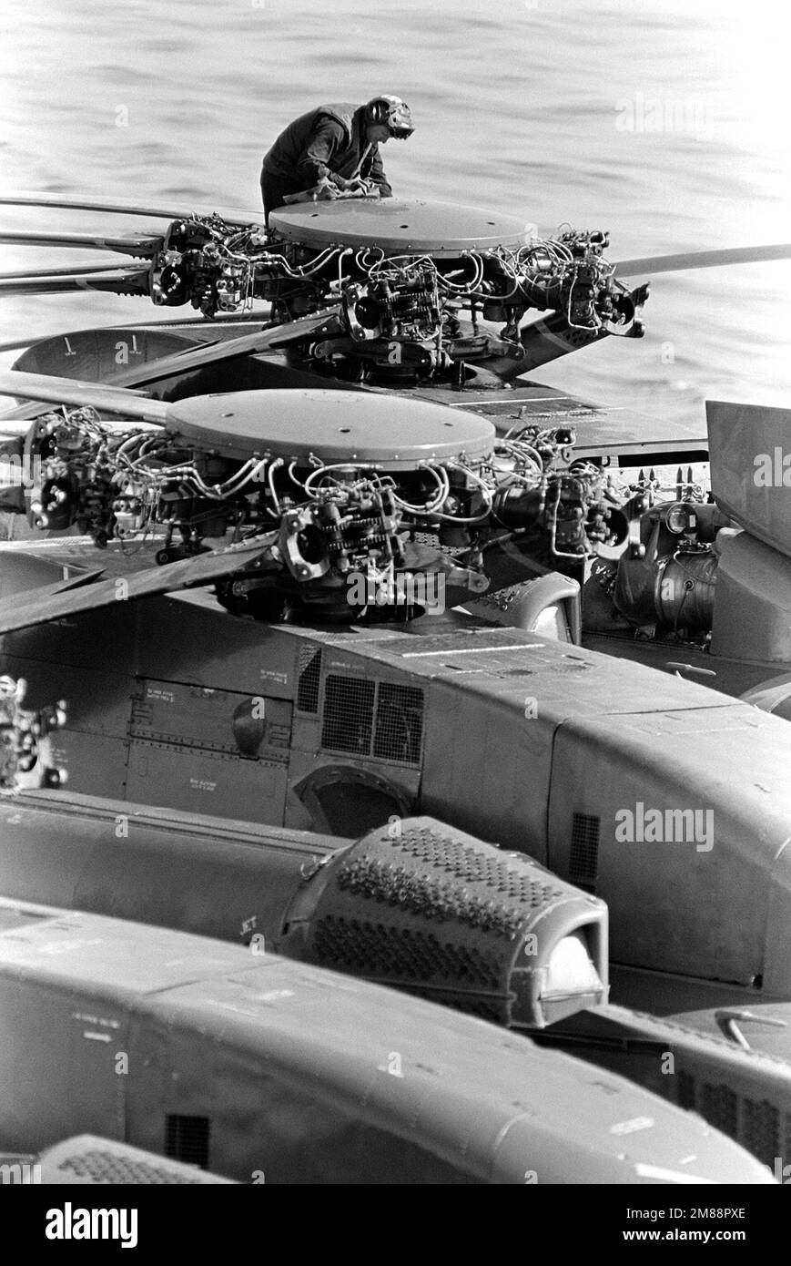 DN-SN-88-03257. Base: USS Okinawa (LPH 3 Stock Photo - Alamy