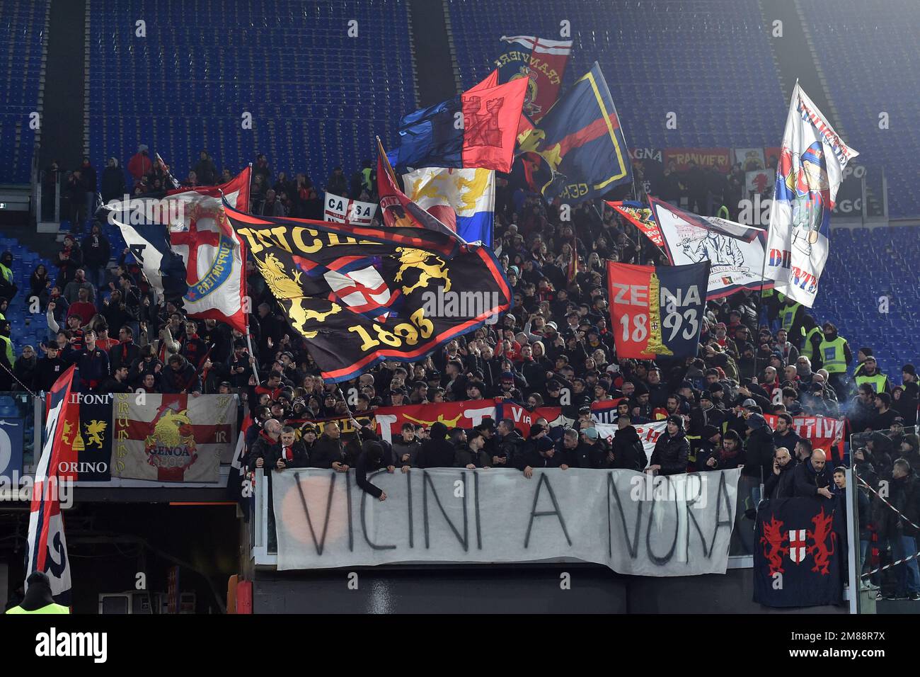 Genoa fans hi-res stock photography and images - Alamy