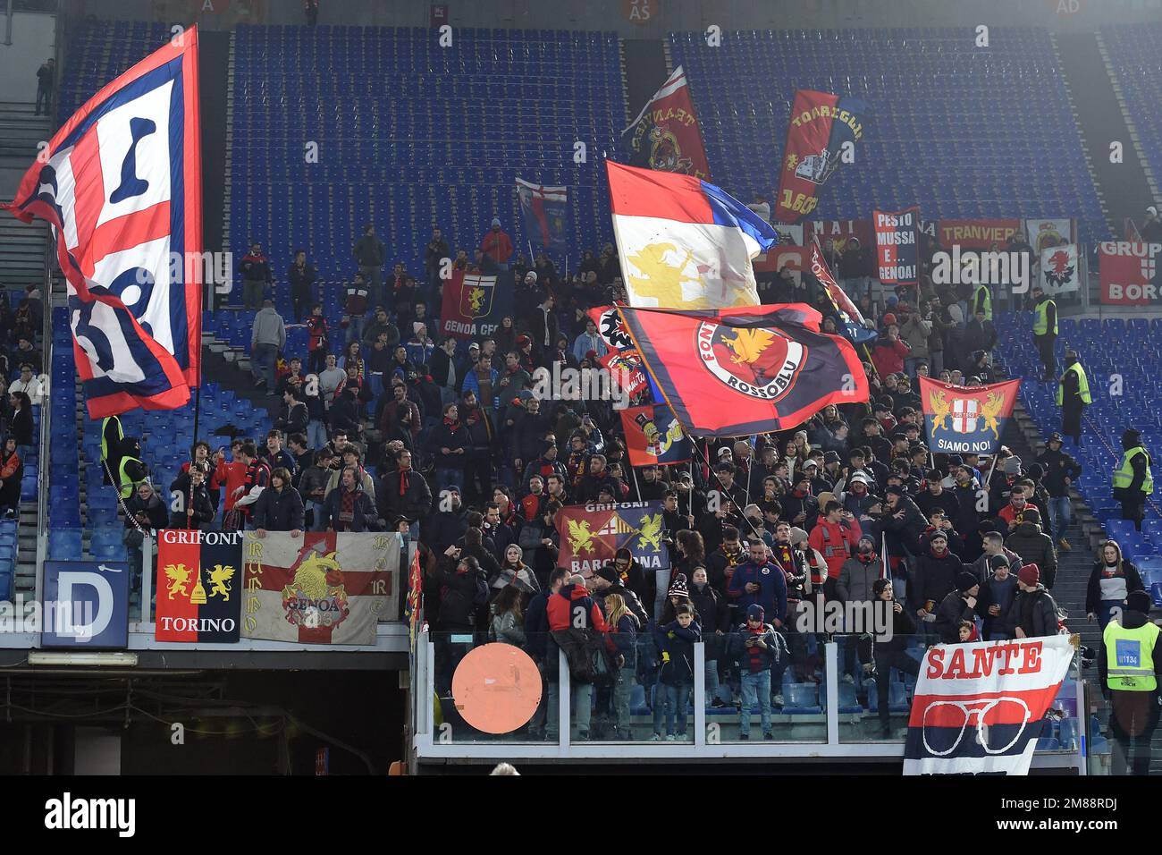 Genoa fans hi-res stock photography and images - Alamy