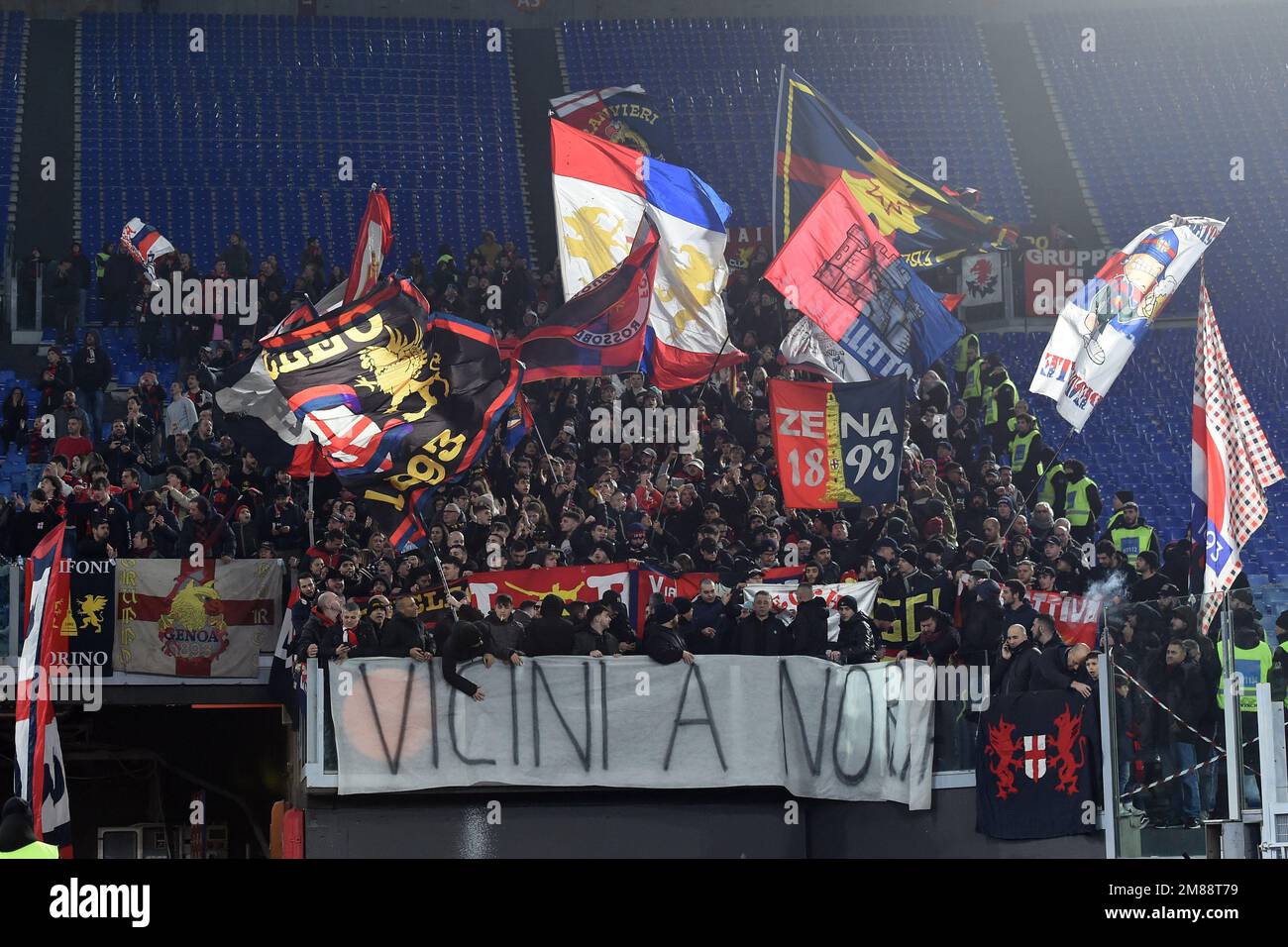 Genoa fans hi-res stock photography and images - Alamy