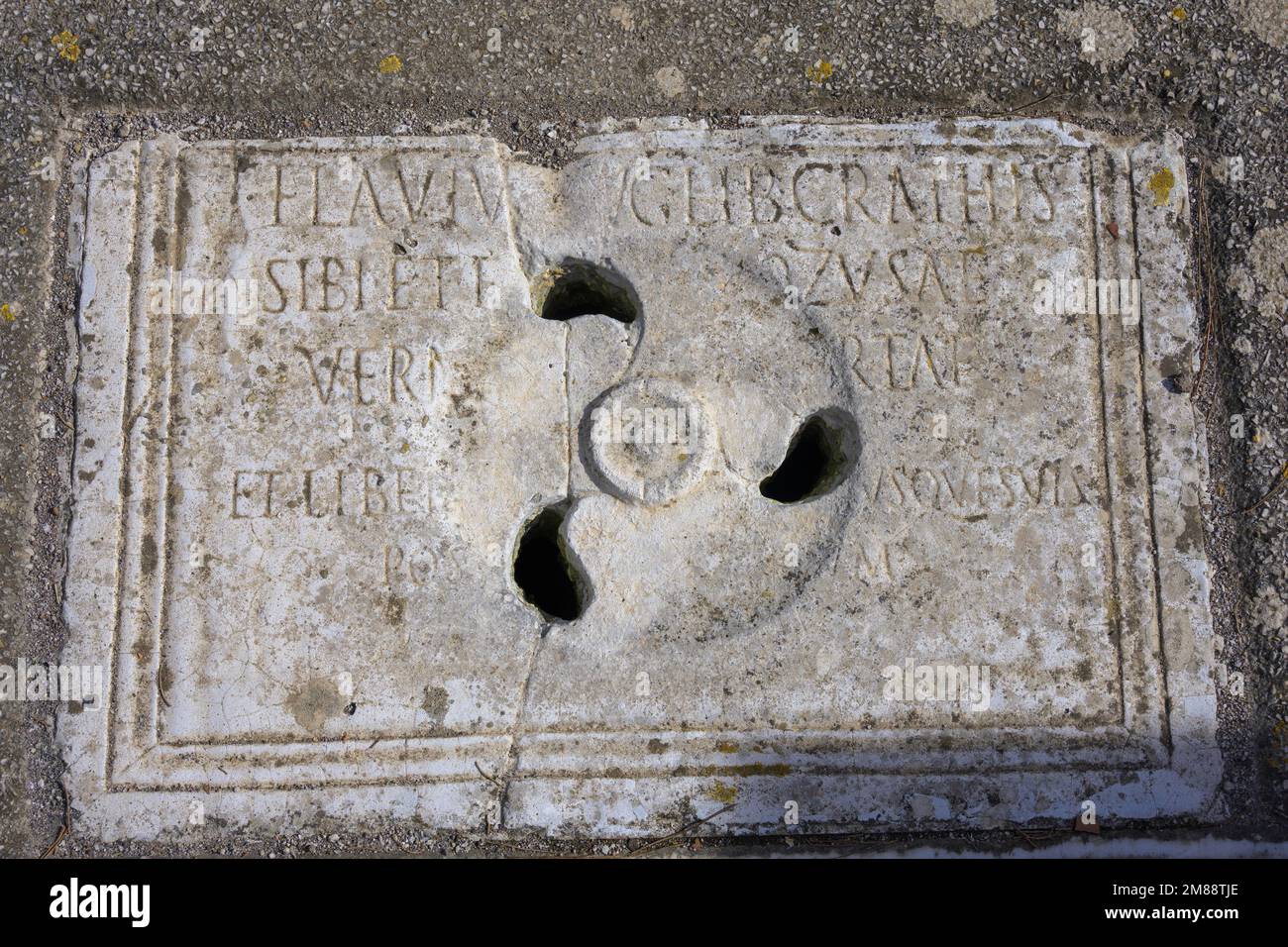 Stormwater drain, Ostia Antica, Rome, Italy Stock Photo - Alamy