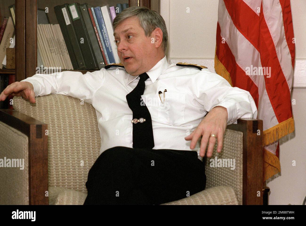 Vice Admiral James A. Zimble, surgeon general of the Navy and director ...