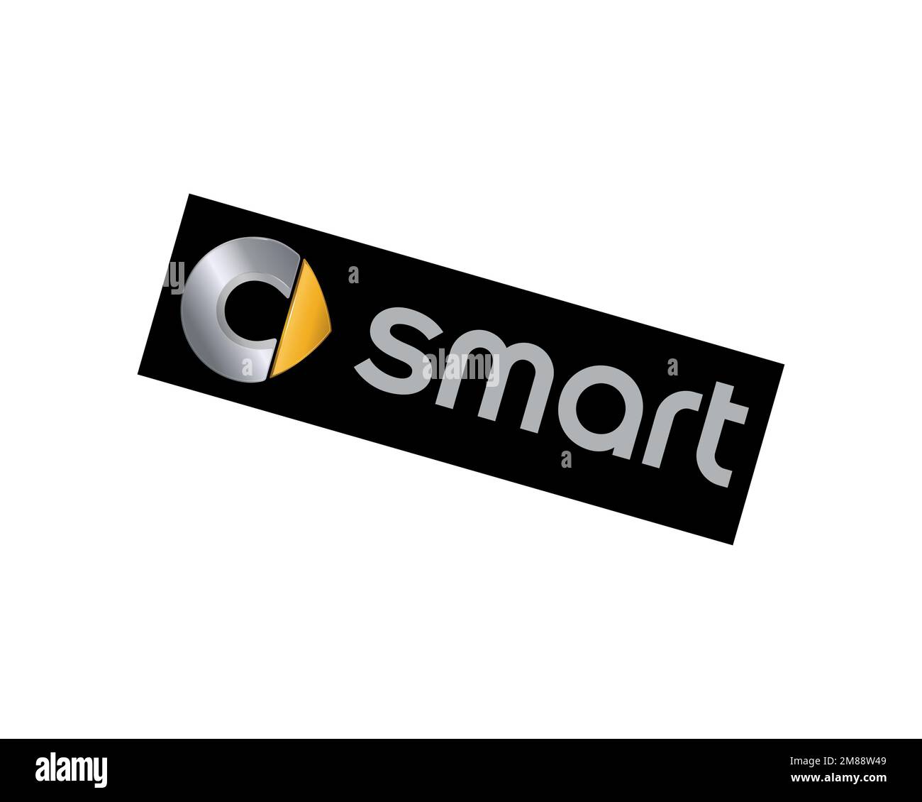 Smart marque, rotated logo, white background B Stock Photo - Alamy