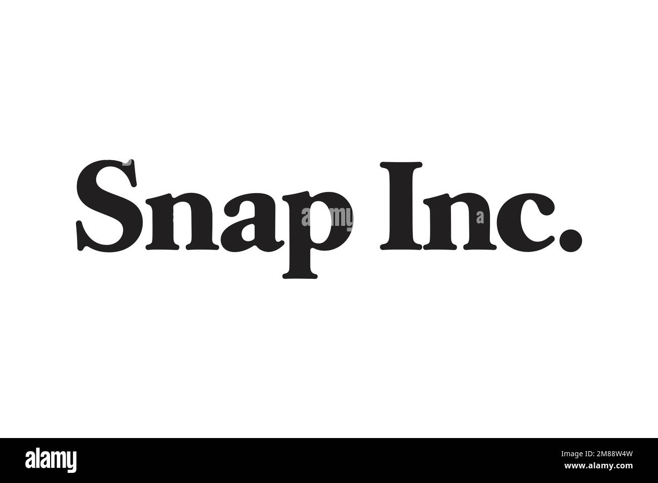Snap Inc. logo, white background Stock Photo - Alamy
