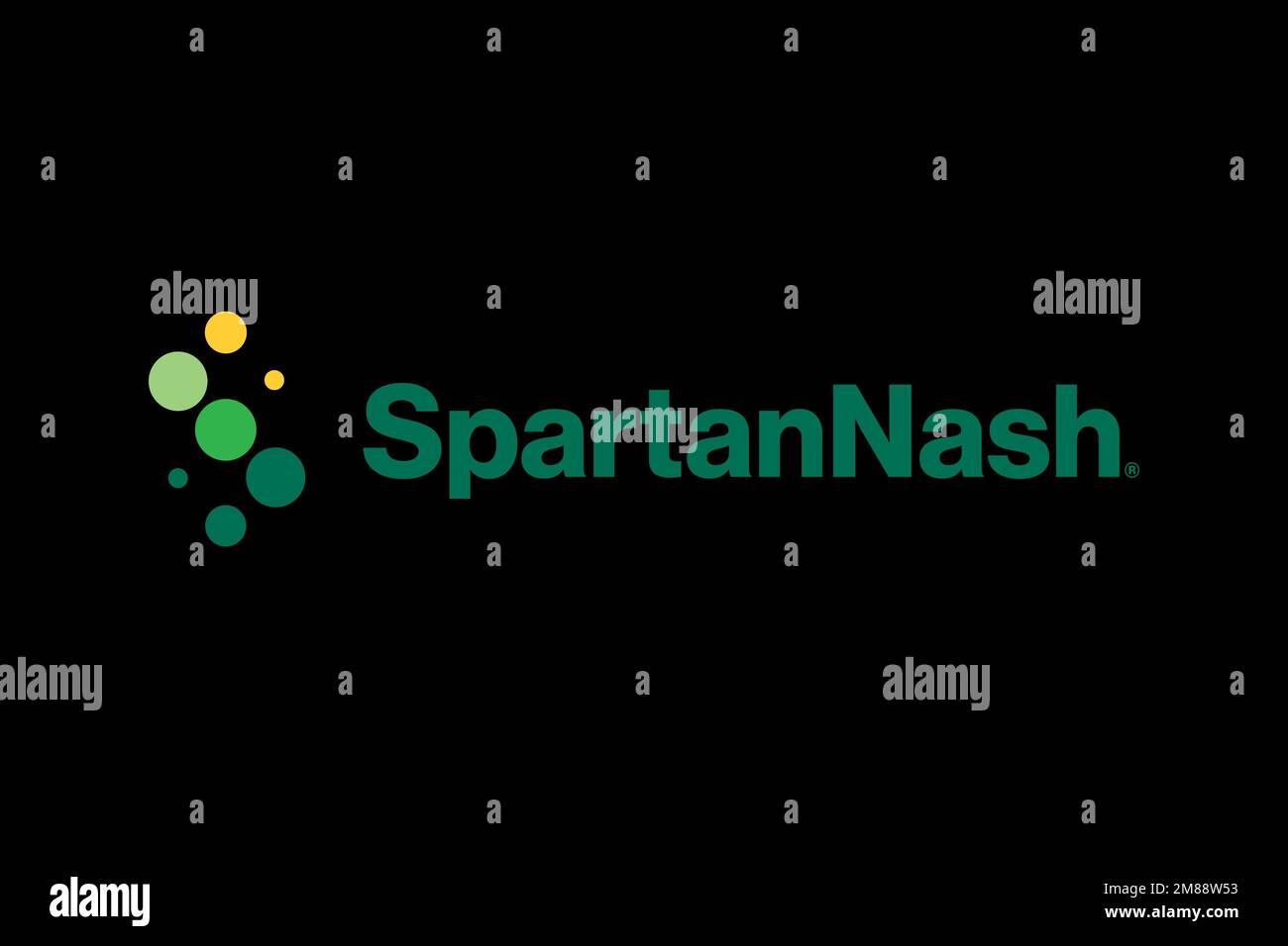 SpartanNash, Logo, Black background Stock Photo - Alamy