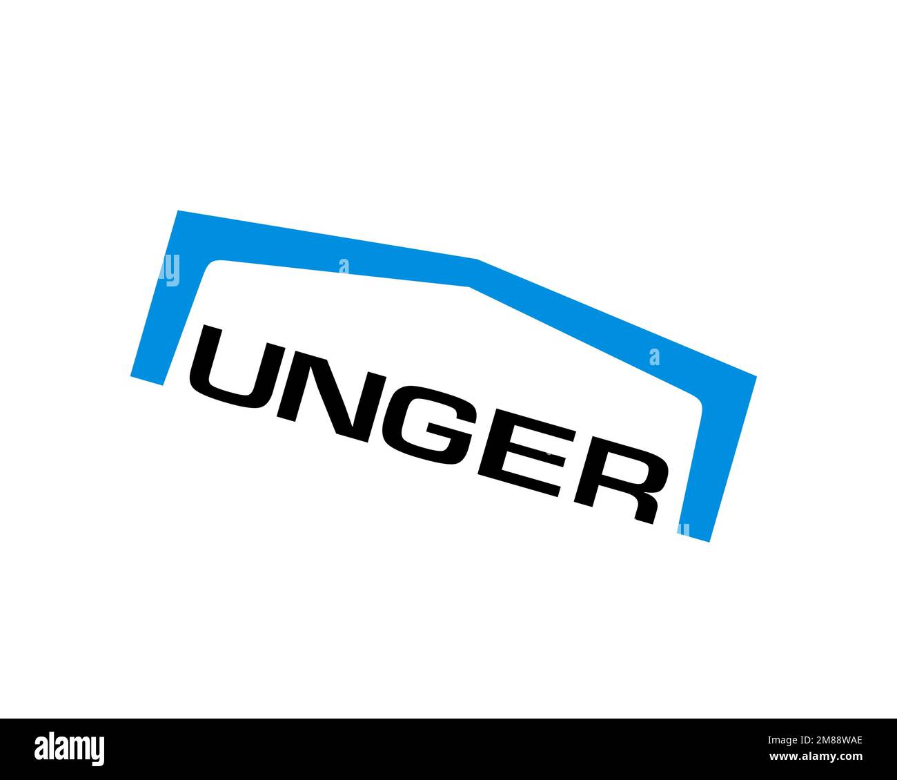 Unger Steel Group, rotated logo, white background B Stock Photo - Alamy