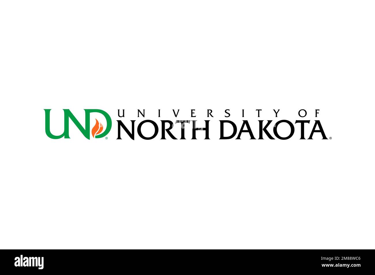 University of North Dakota, Logo, White background Stock Photo - Alamy