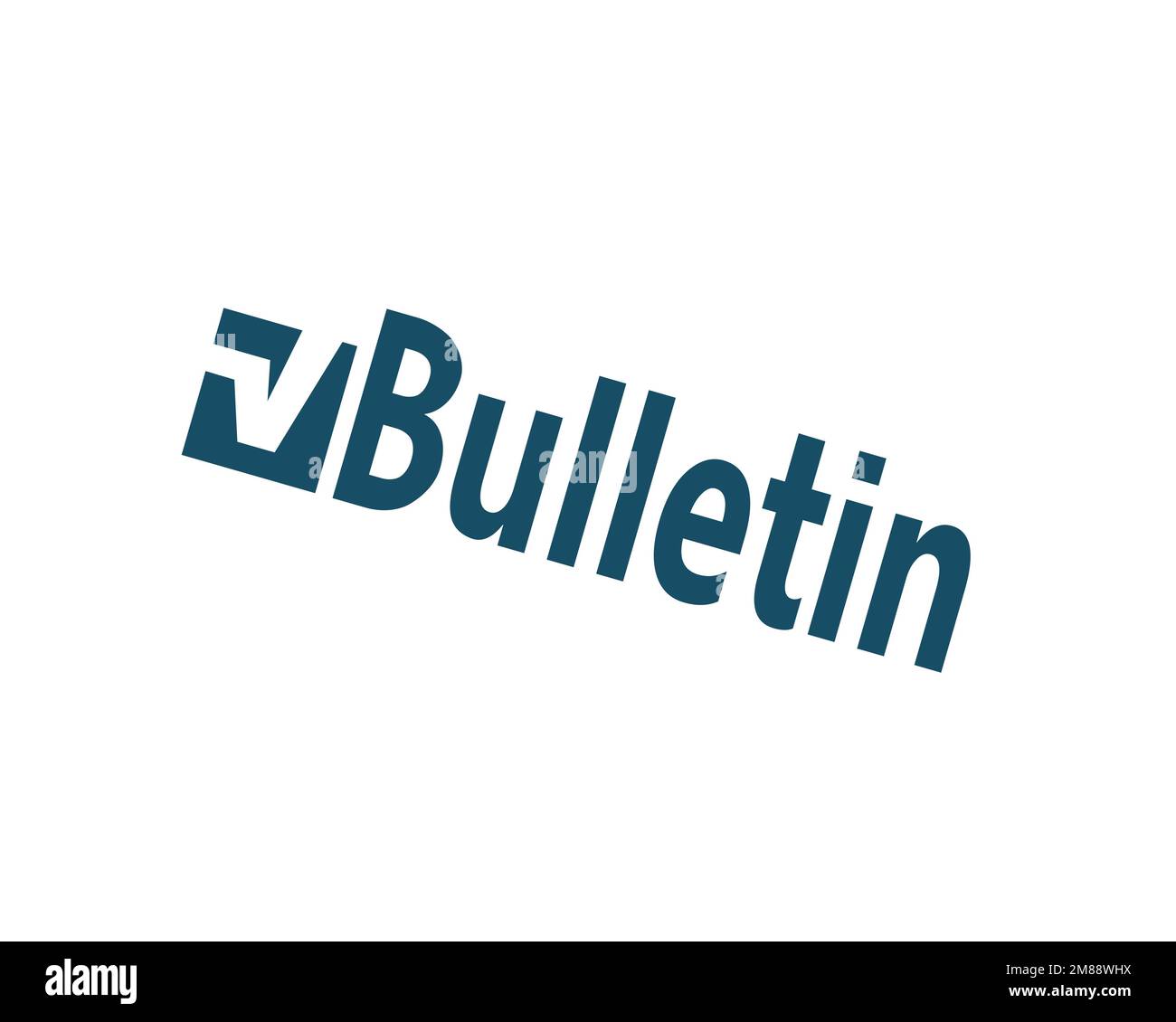VBulletin, rotated logo, white background B Stock Photo - Alamy