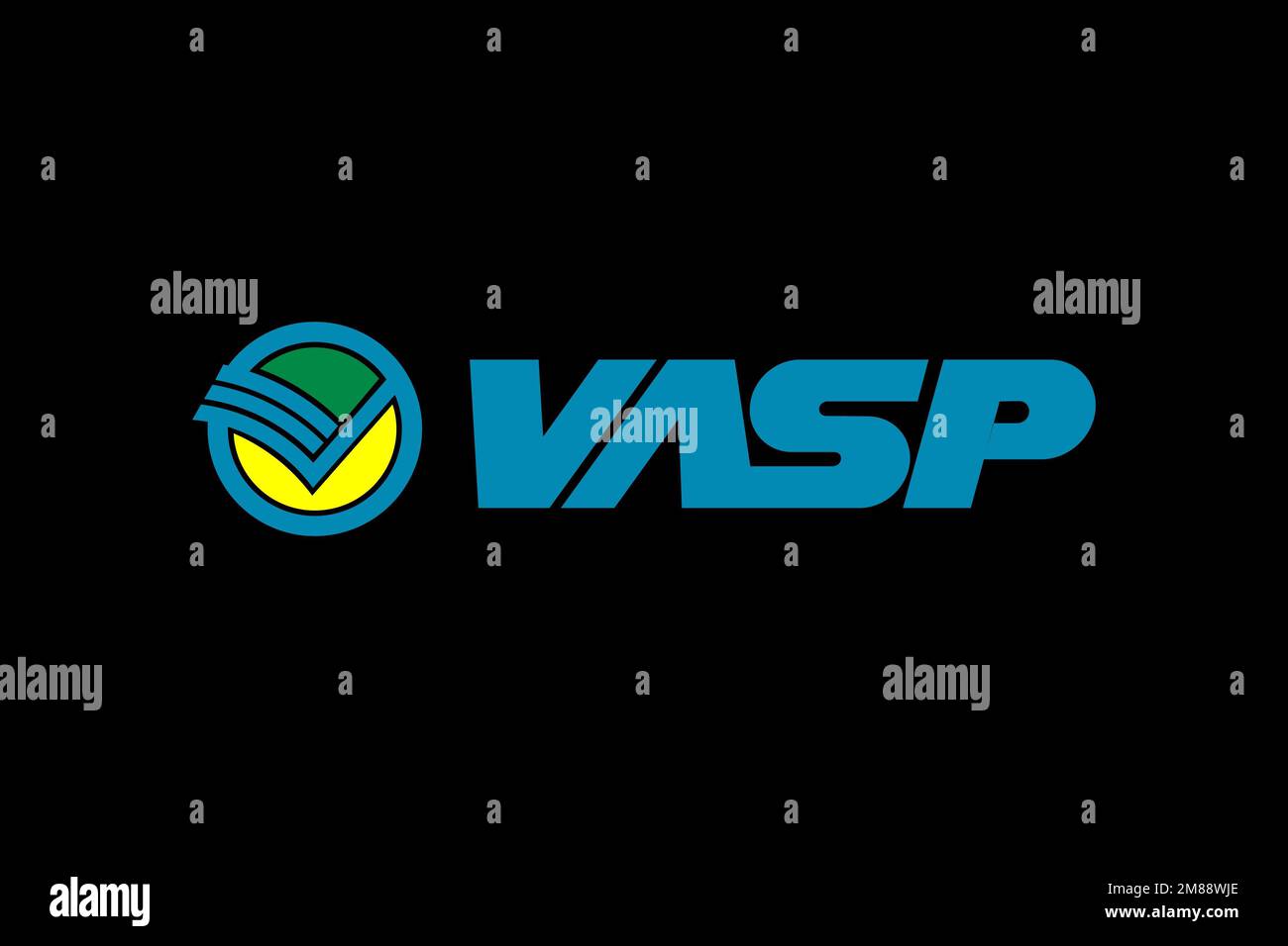 VASP, Logo, Black background Stock Photo - Alamy