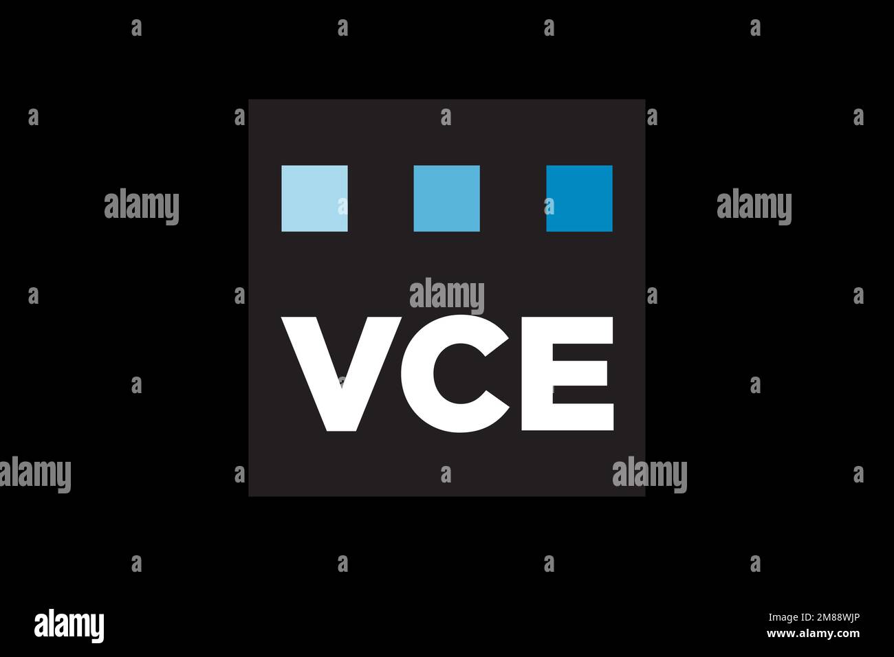 VCE company, Logo, Black background Stock Photo - Alamy