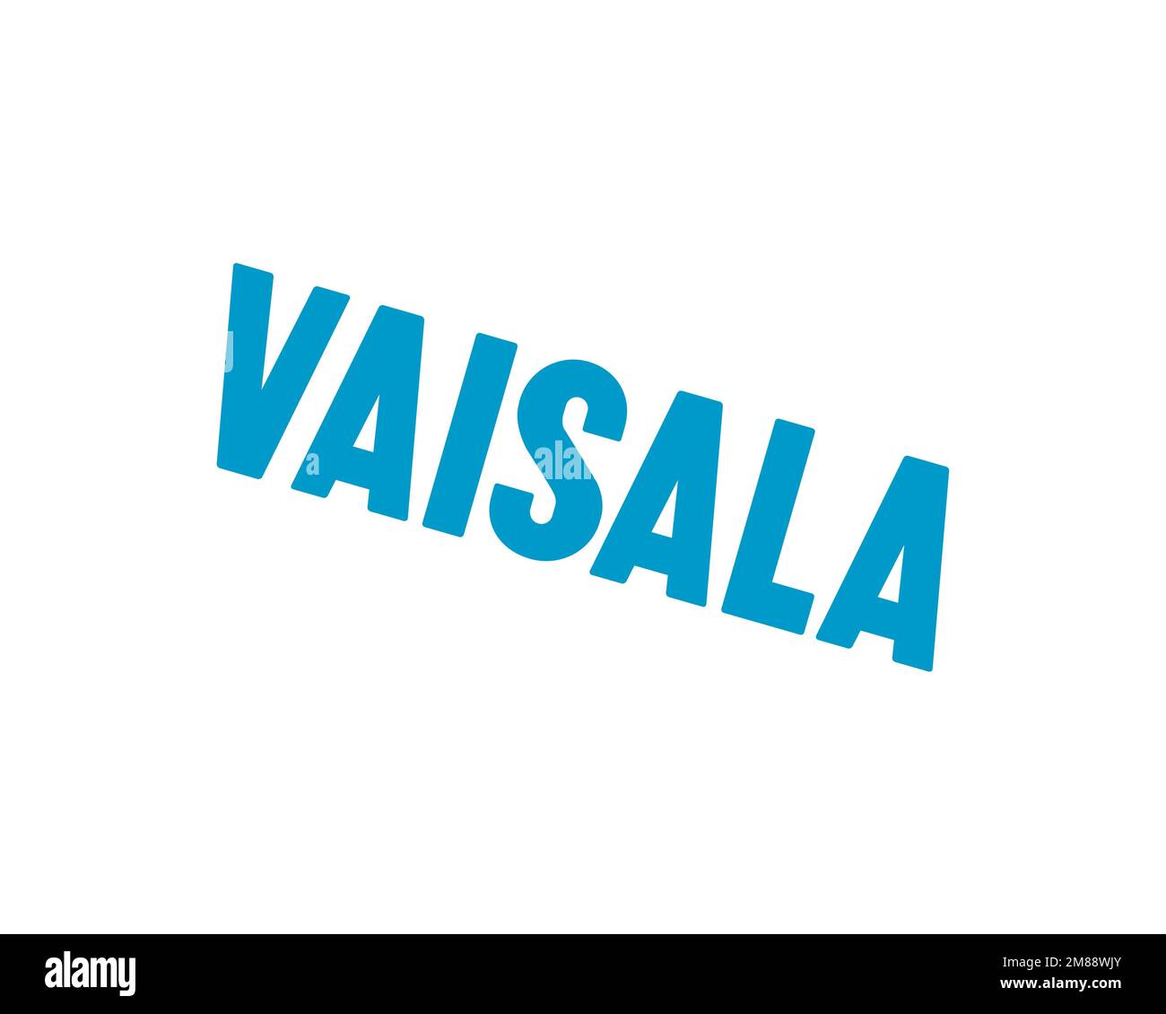 Vaisala, rotated logo, white background B Stock Photo - Alamy