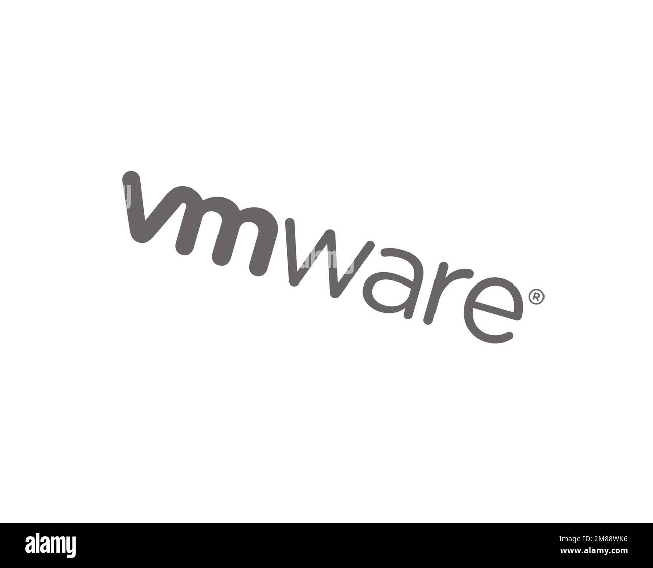 VMware, rotated logo, white background B Stock Photo - Alamy