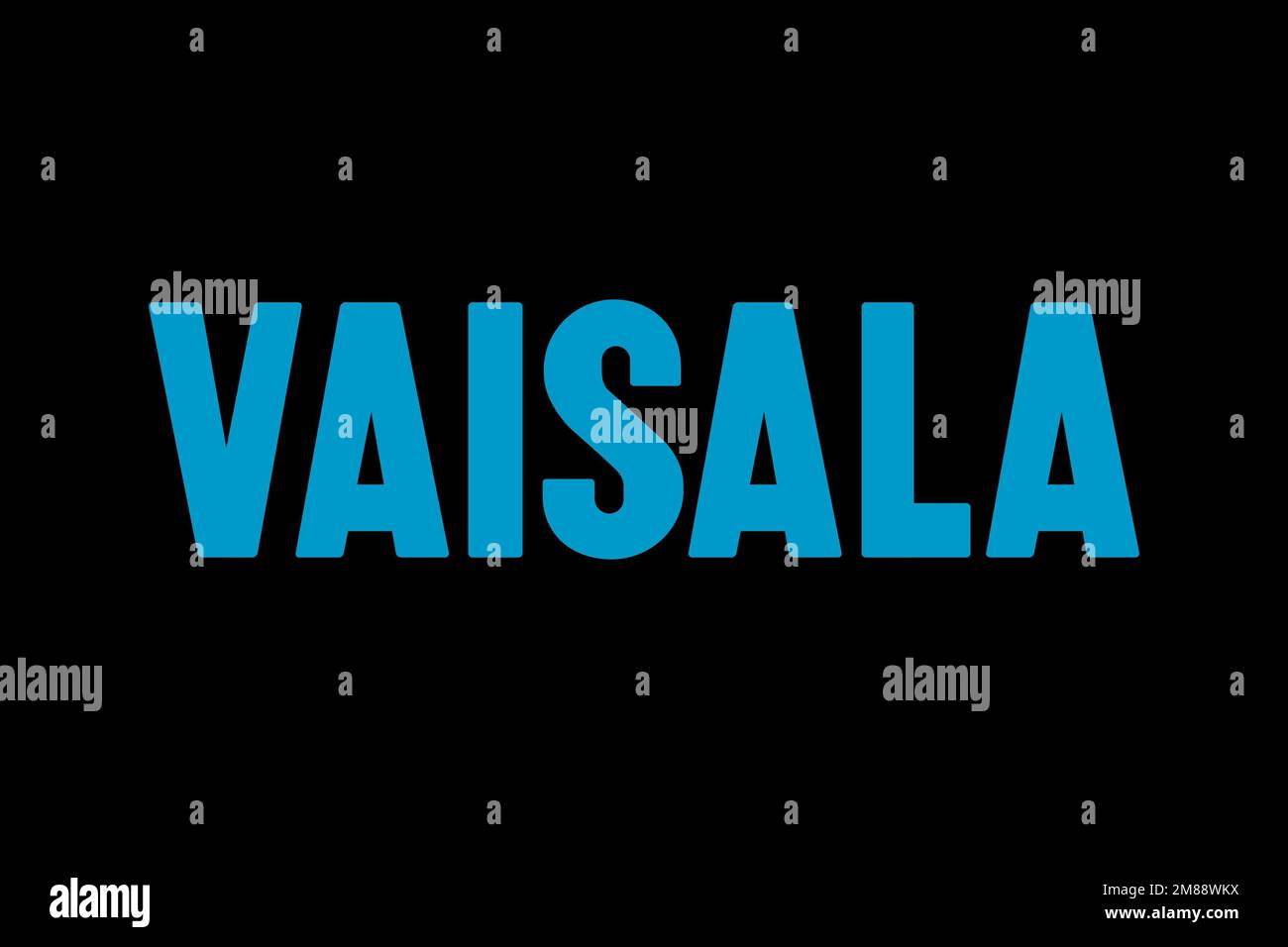 Vaisala, Logo, Black background Stock Photo - Alamy