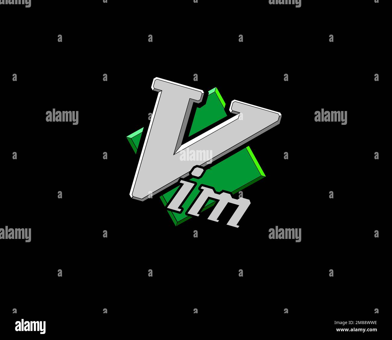 Vim text editor, rotated logo, black background B Stock Photo - Alamy Vim text editor, rotated logo, black background B Stock Photo - Alamy