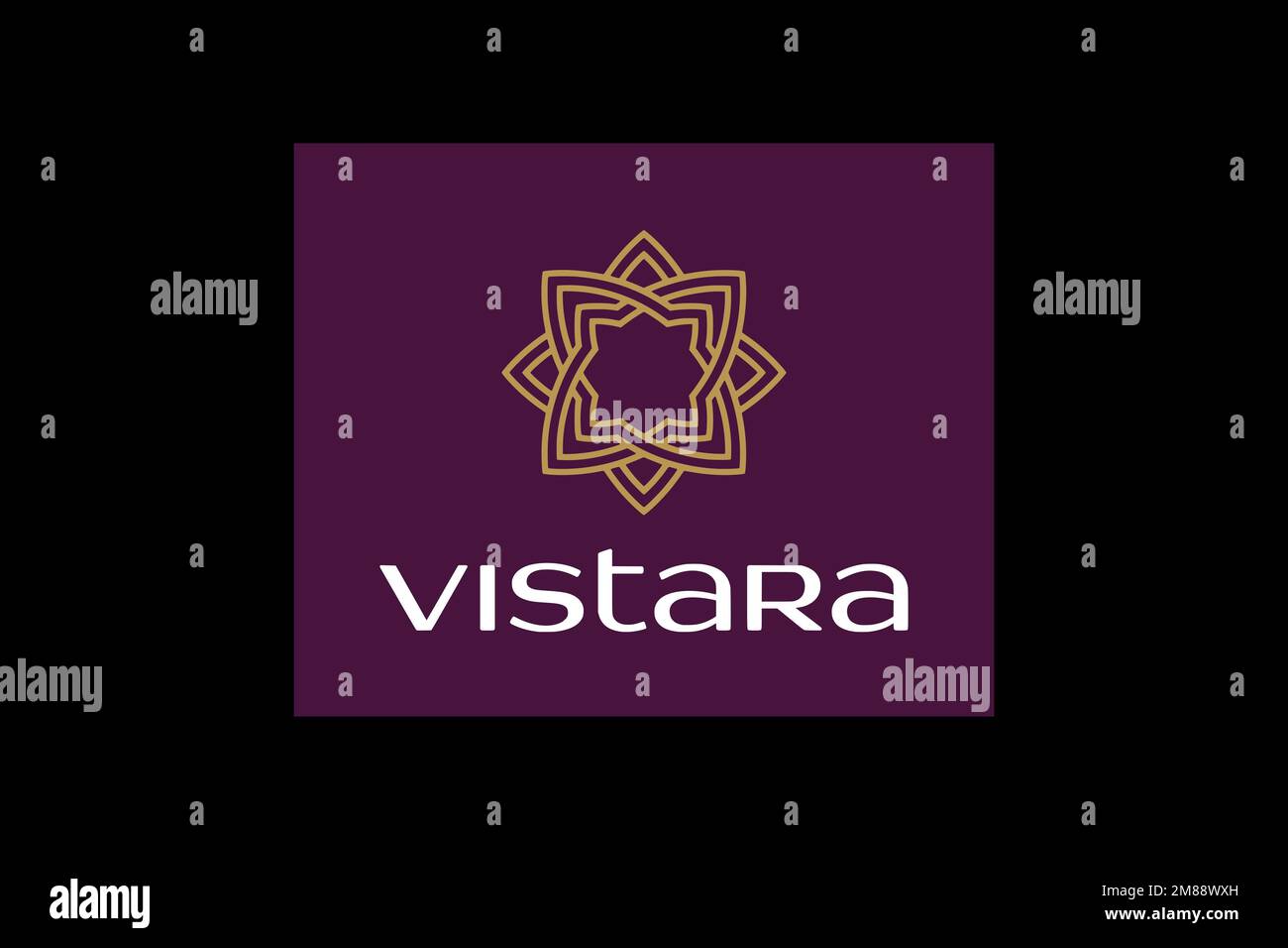 Vistara, Logo, Black background Stock Photo - Alamy