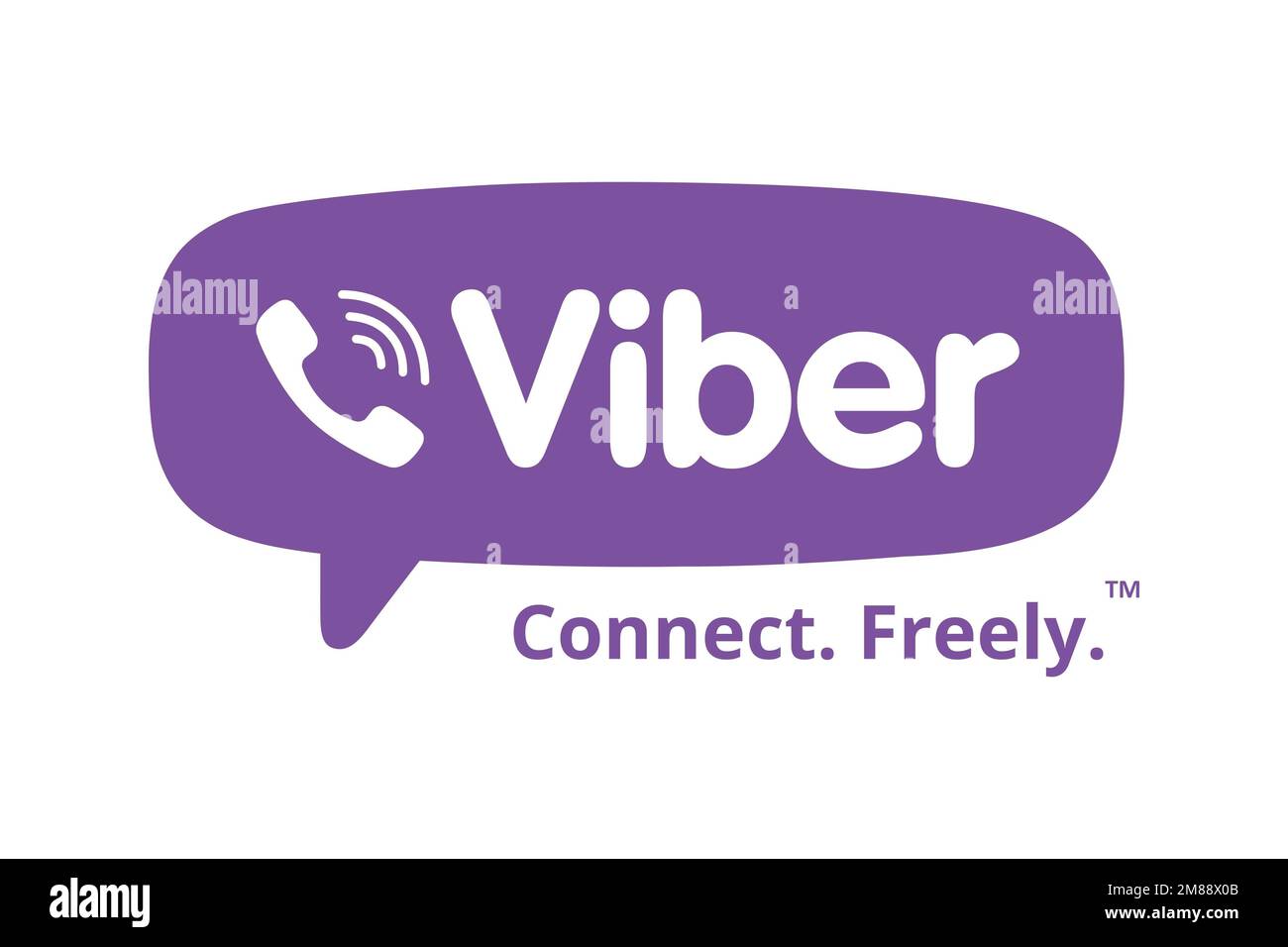Viber, Logo, White background Stock Photo - Alamy