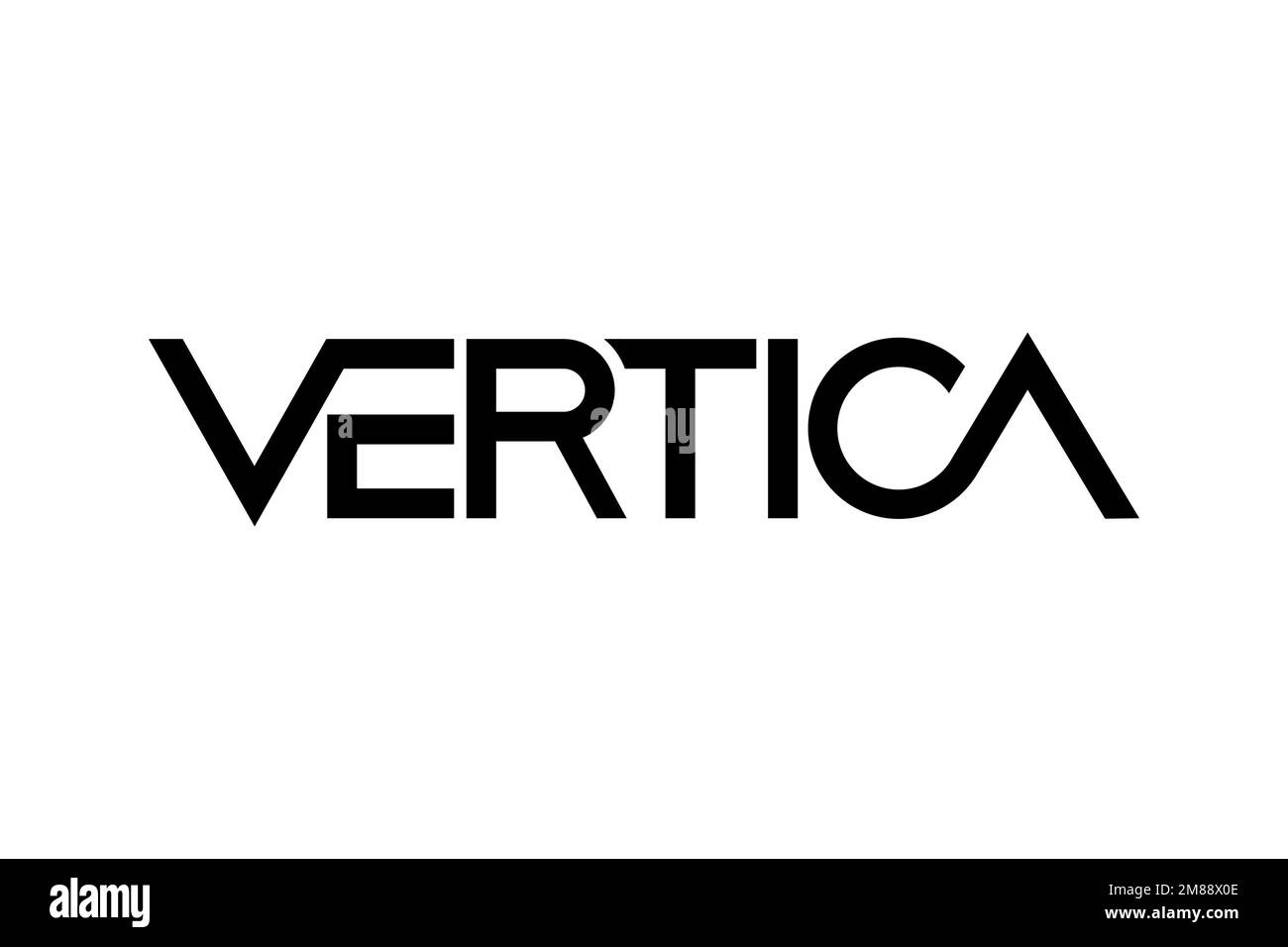 Vertica, Logo, White background Stock Photo - Alamy