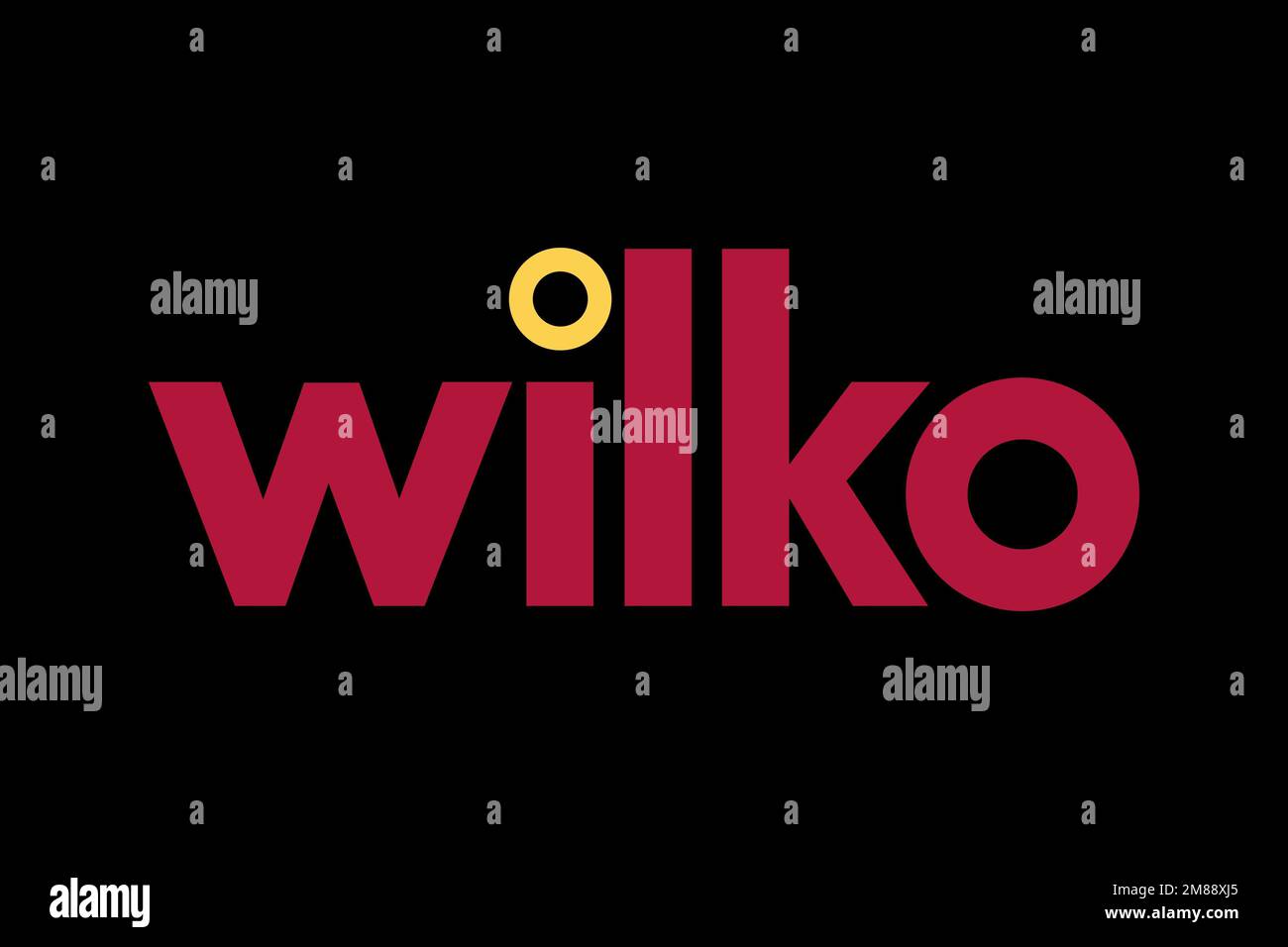 Wilko Retail, er Wilko Retail, er, Logo, Black background Stock Photo ...