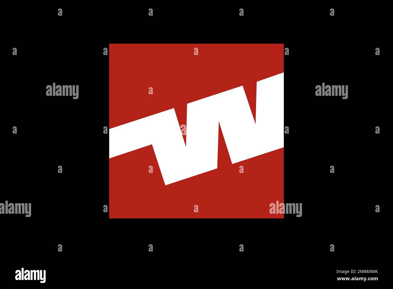 Western Airline, Logo, Black background Stock Photo - Alamy