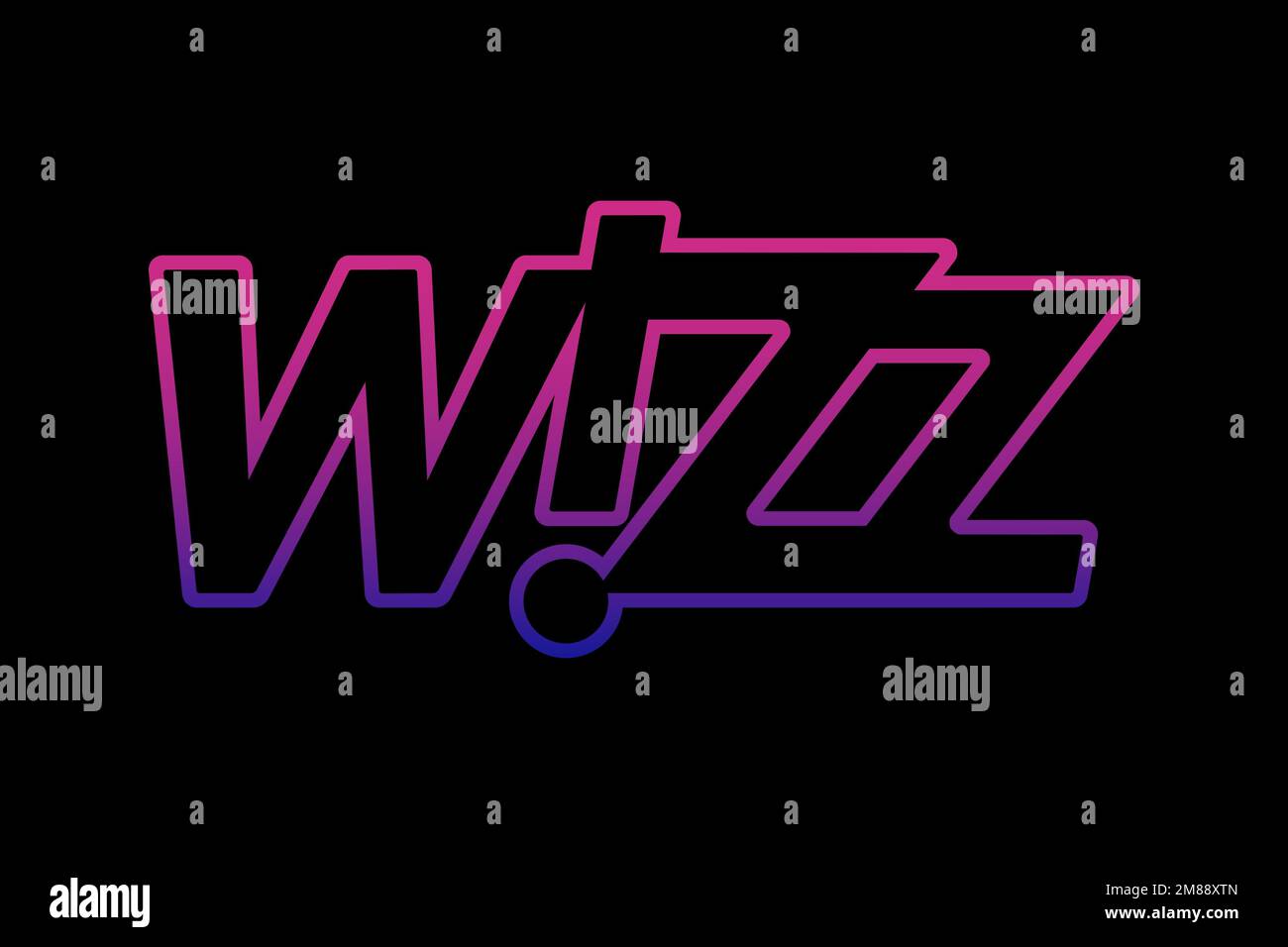 Wizz Air UK, Logo, Black background Stock Photo - Alamy