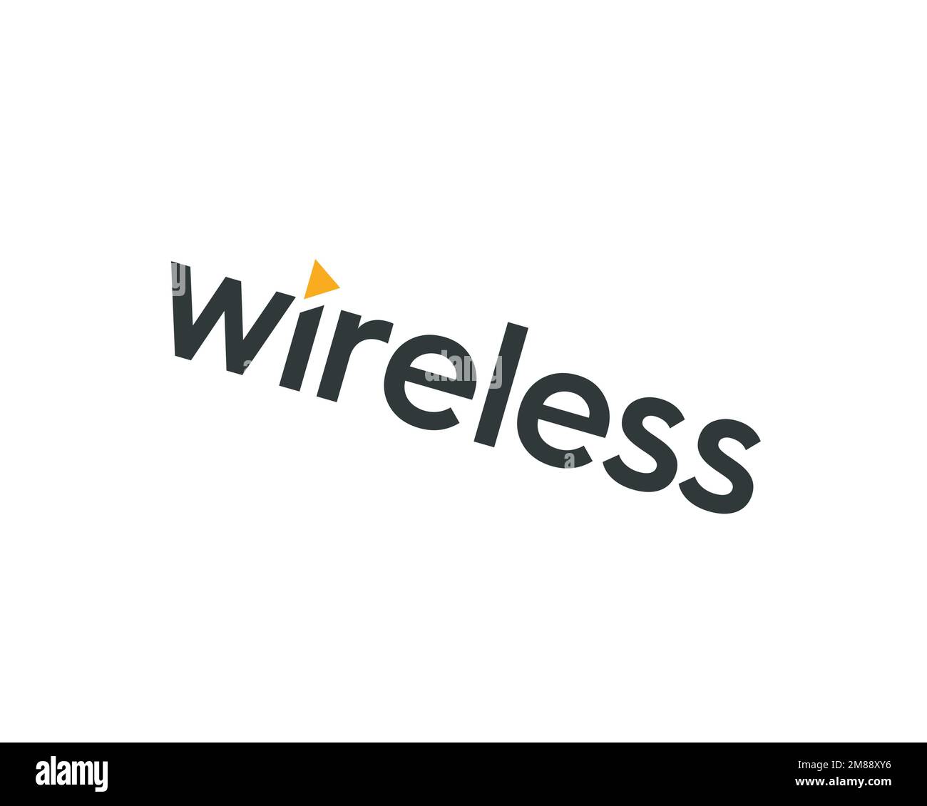 Wireless Group, rotated logo, white background B Stock Photo - Alamy