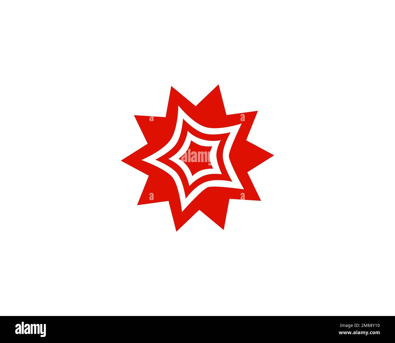 Wolfram Mathematica, rotated logo, white background B Stock Photo - Alamy